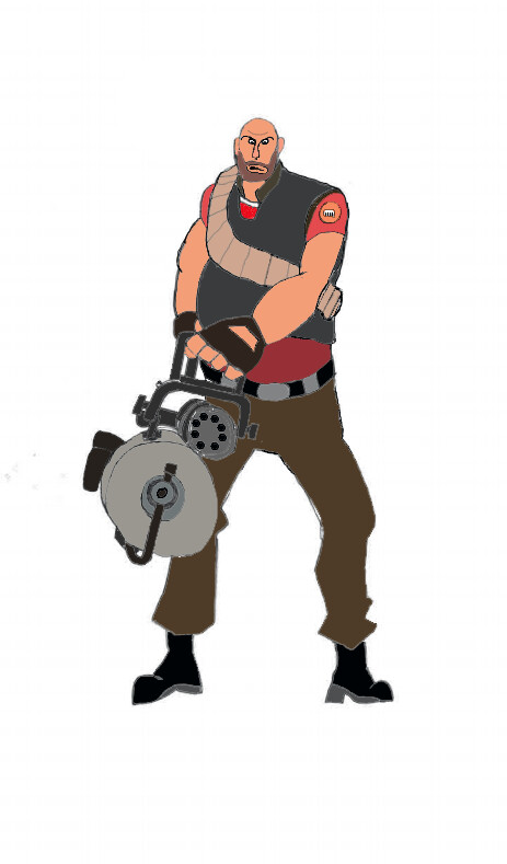ArtStation - Heavy Weapons Guy