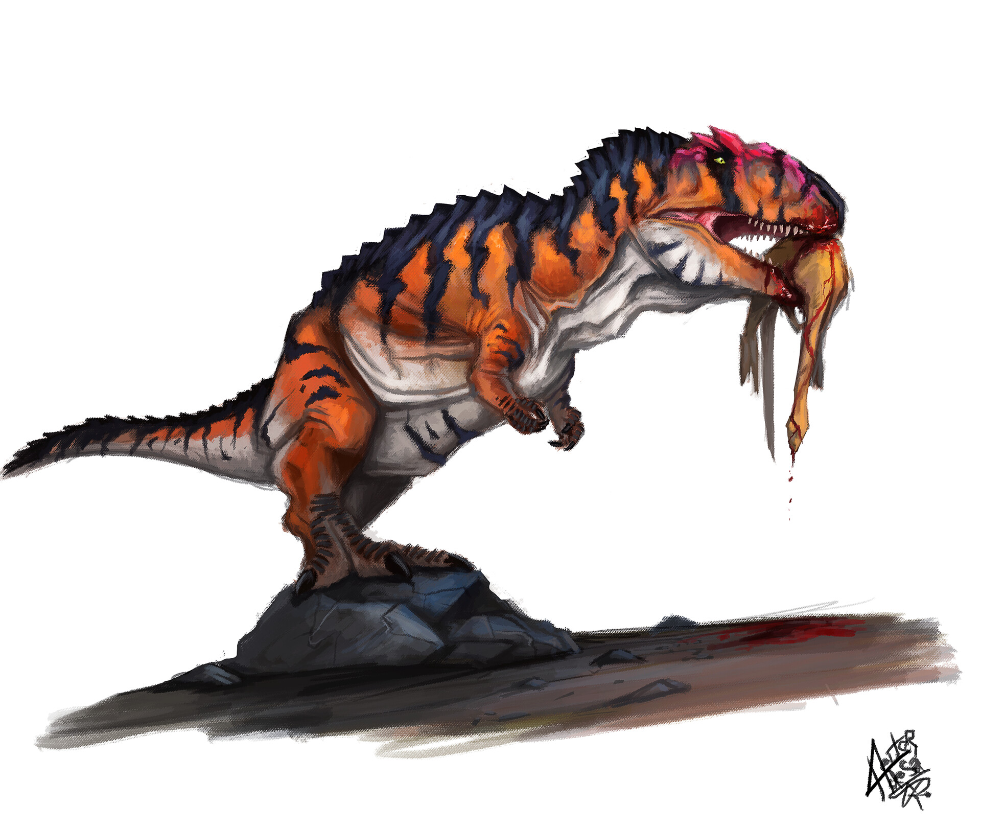 ArtStation - THEROPODA RESERVE - DEMON AND UTAH RED