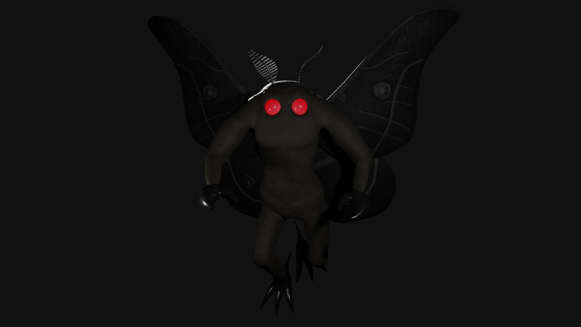 ArtStation - 'The Mothman' 3D Model