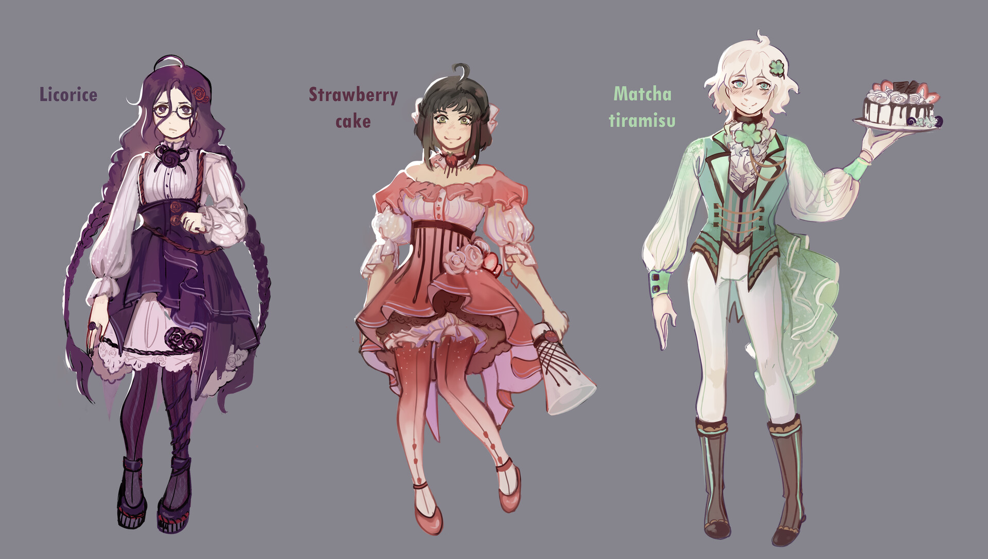 ArtStation - Ultra despair girl candy au designs
