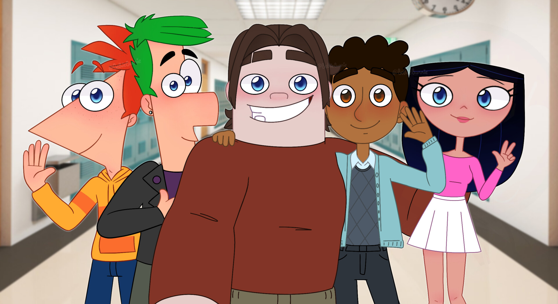 ArtStation - PnF Squad Group Photo