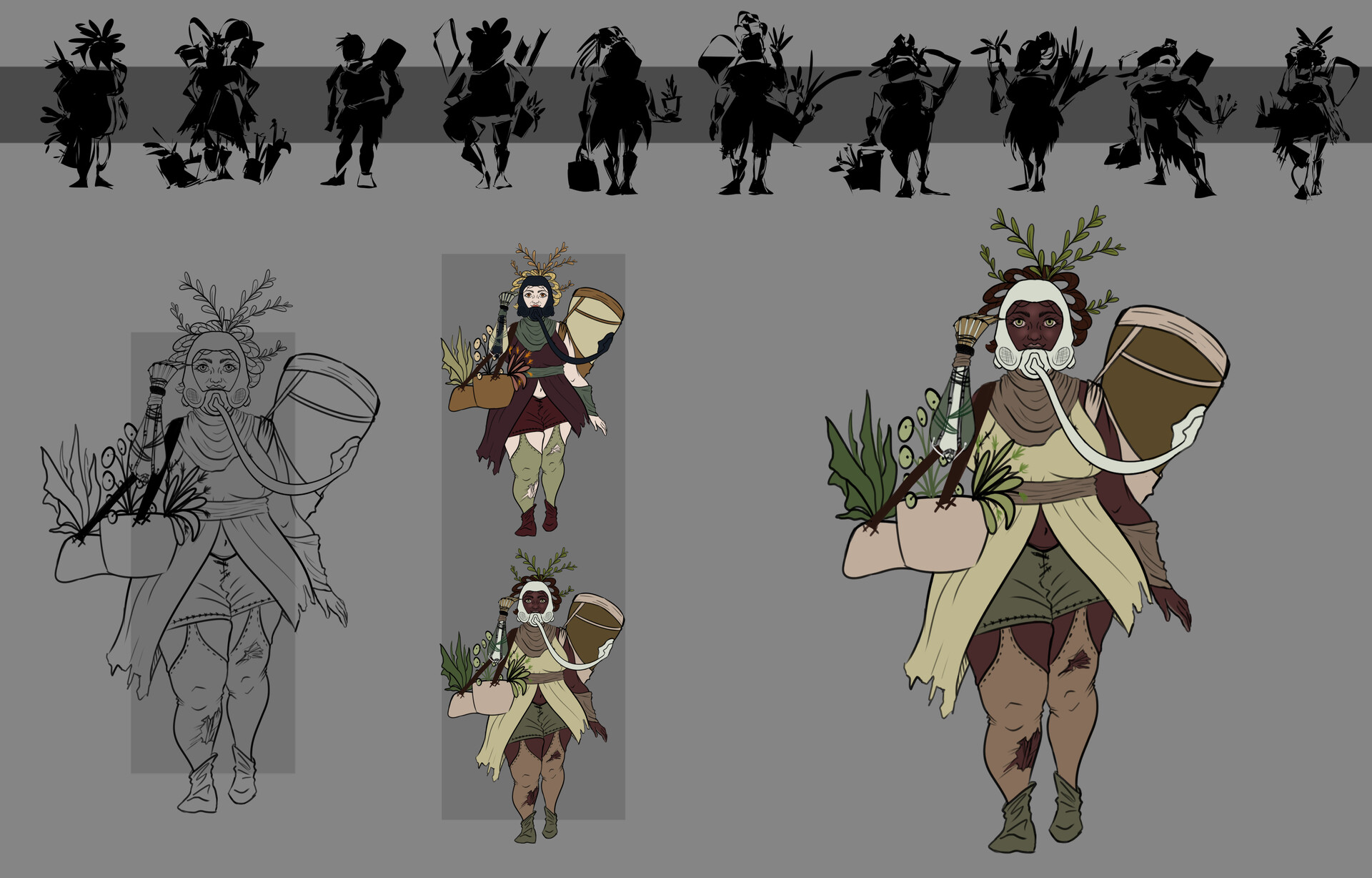 ArtStation - Post-Apocalyptic Concept - A gentle plant lover