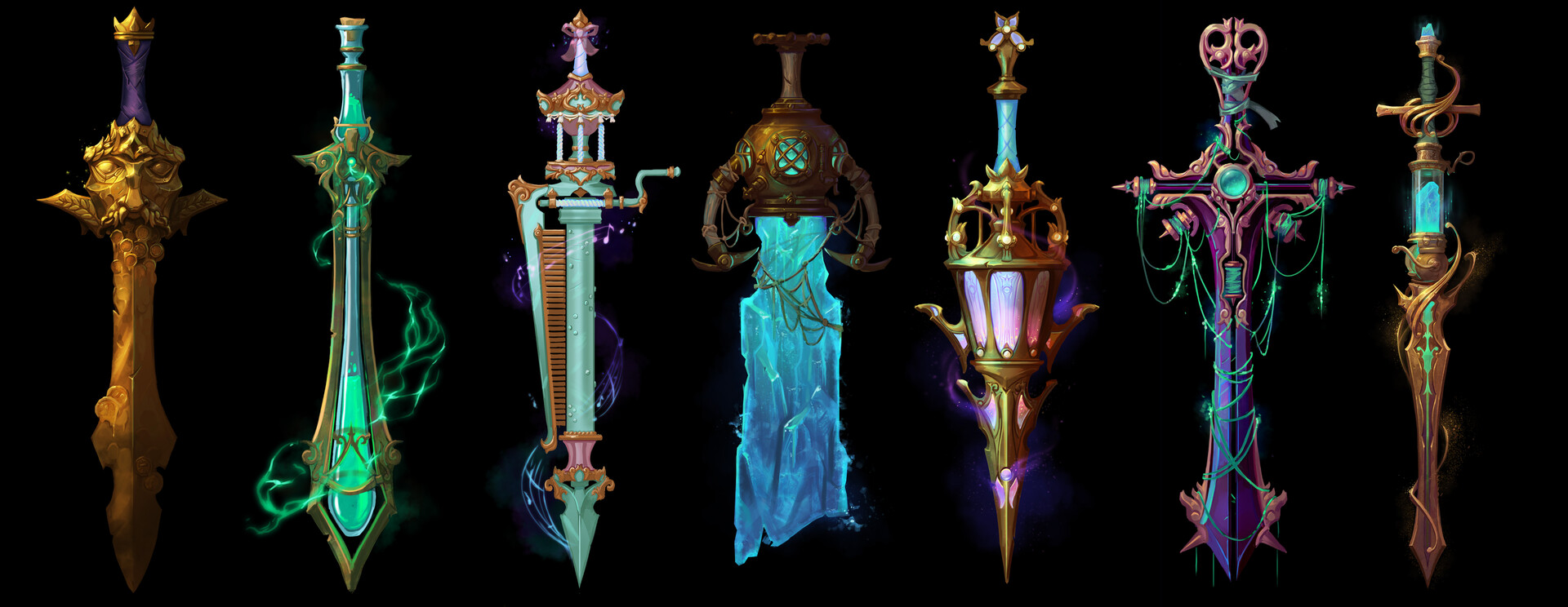 Swordtember Week 1 by Maeve B : r/ImaginaryWeaponry