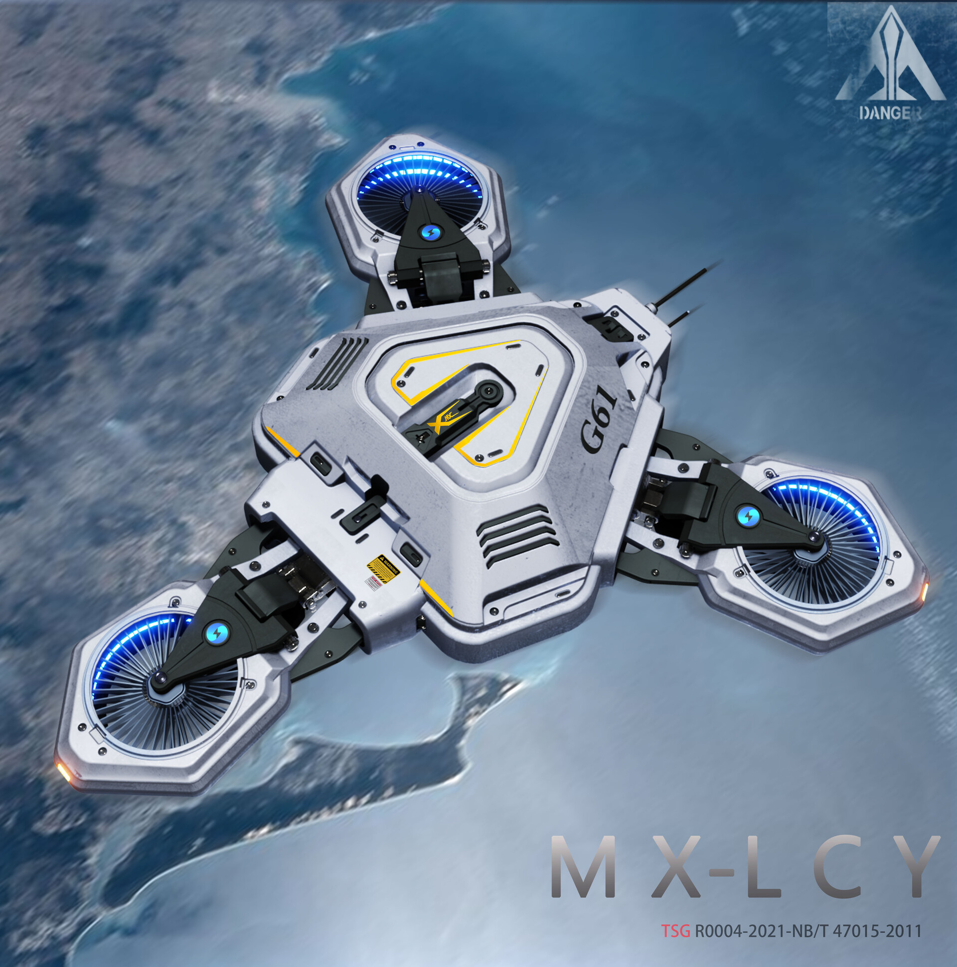 ArtStation - G-61侦察无人机