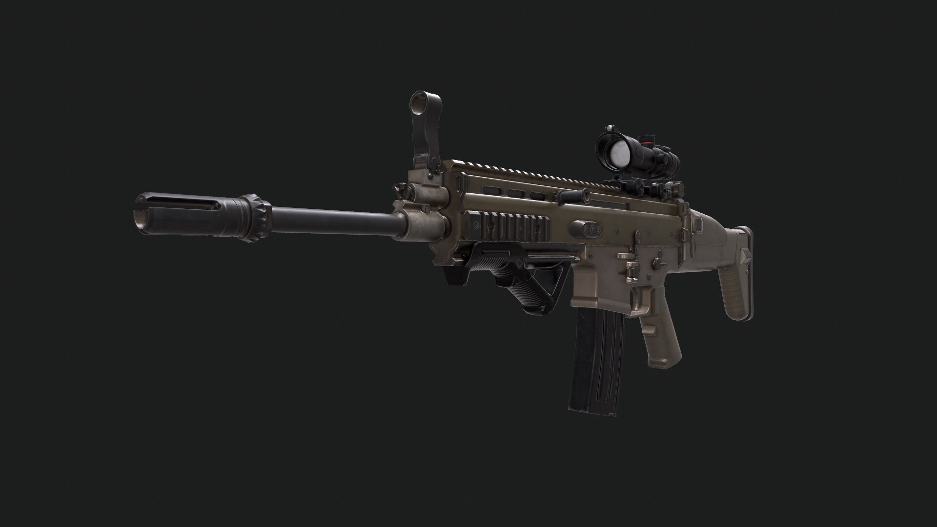 ArtStation - Scar Rifle