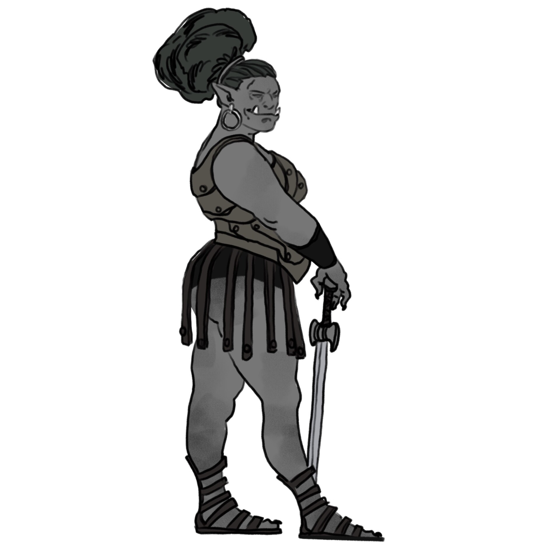 Victorian Orc by Ylva Ljungqvist : ImaginaryOrcs