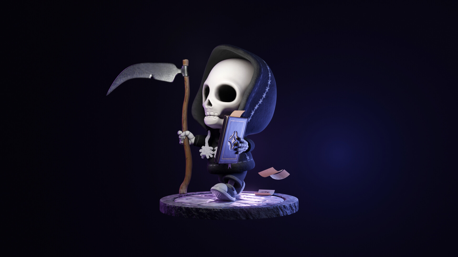 ArtStation - Little Reaper - Zbrush sculpture