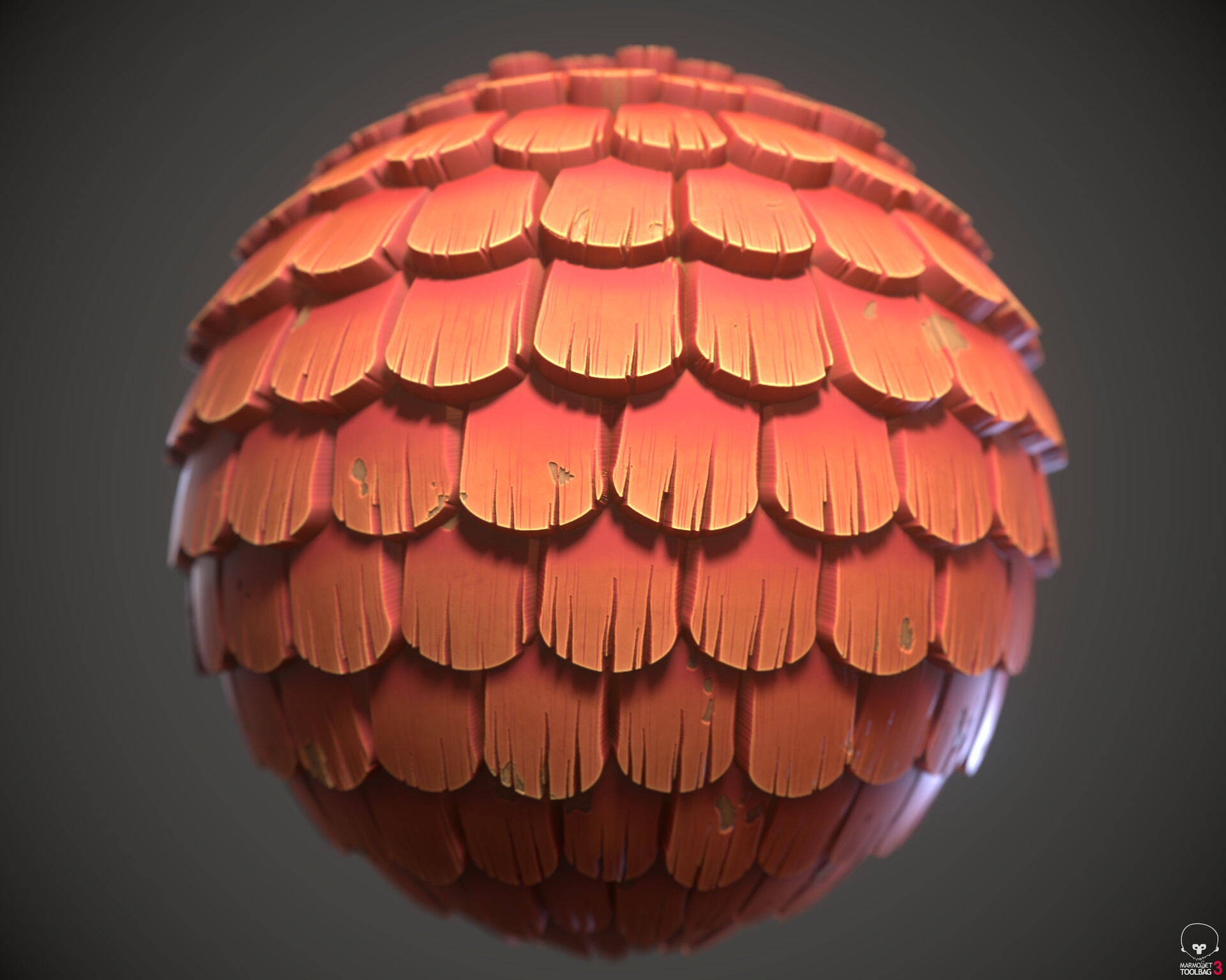 ArtStation - Stylized roof tiles