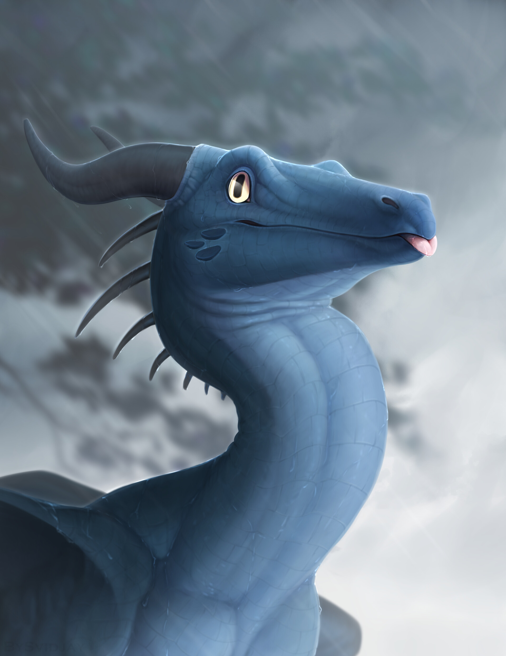 ArtStation - In the rain