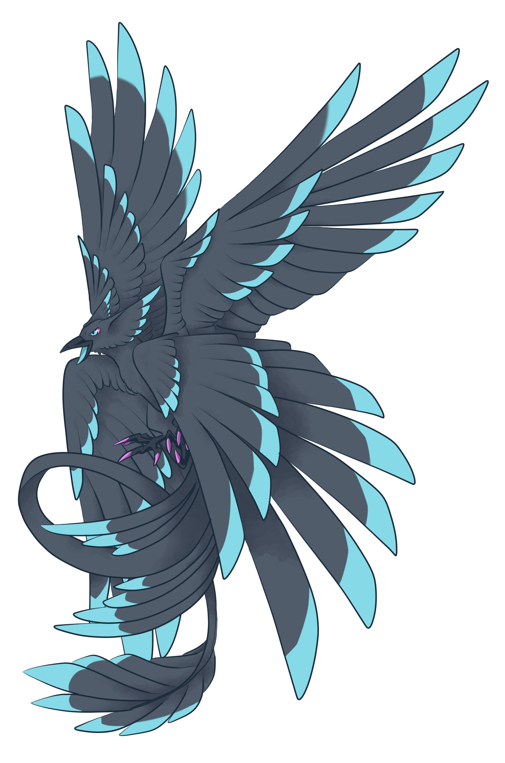 Sarah Döllgast - Thunderbird Creature Concept (Process)