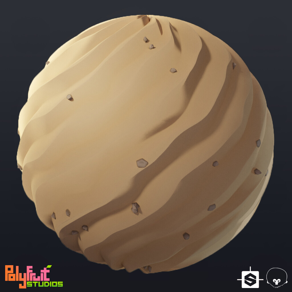 ArtStation - Stylised Sand Material