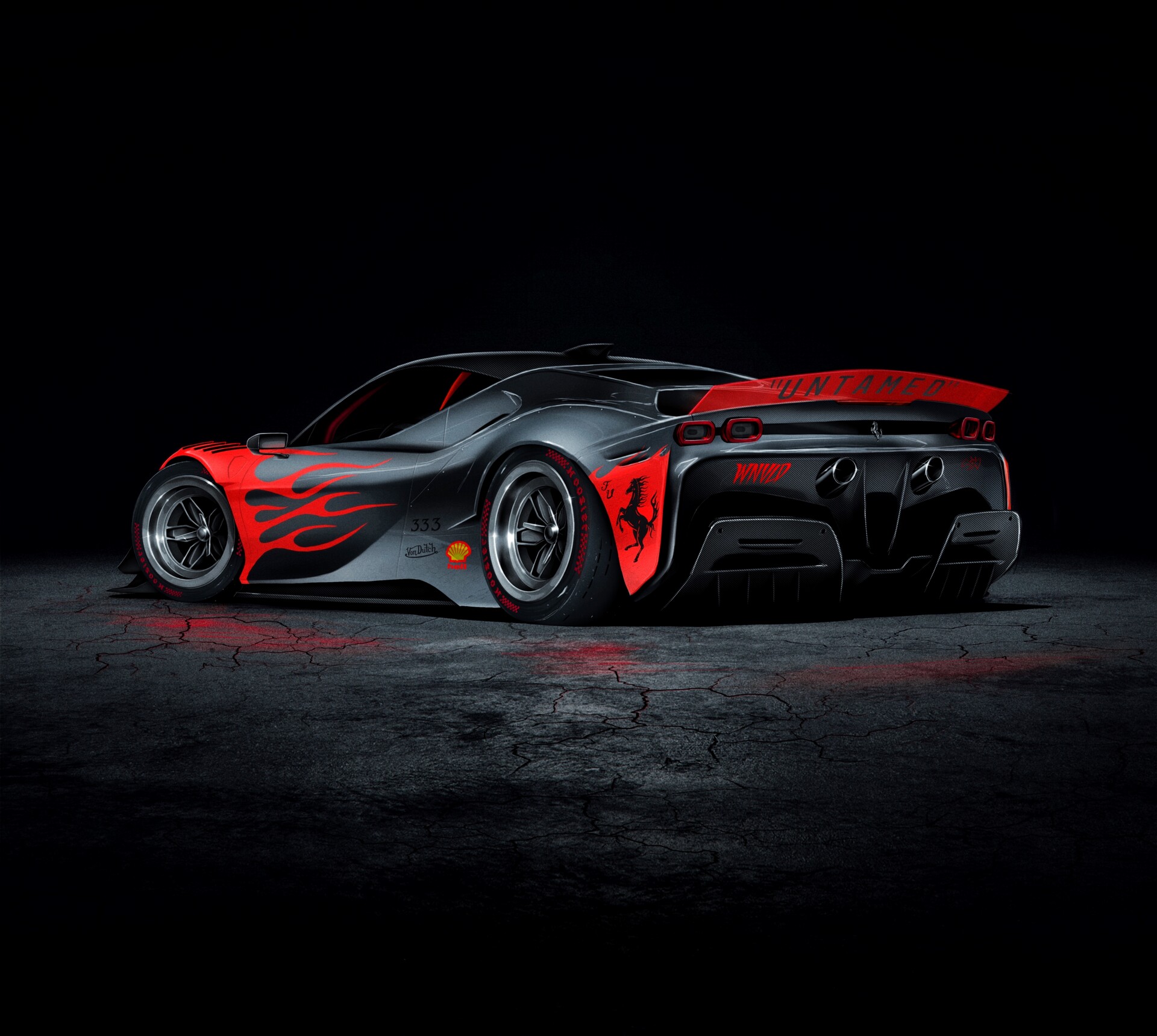 ArtStation - Ferrari SF90 HOT ROD // WNVLD