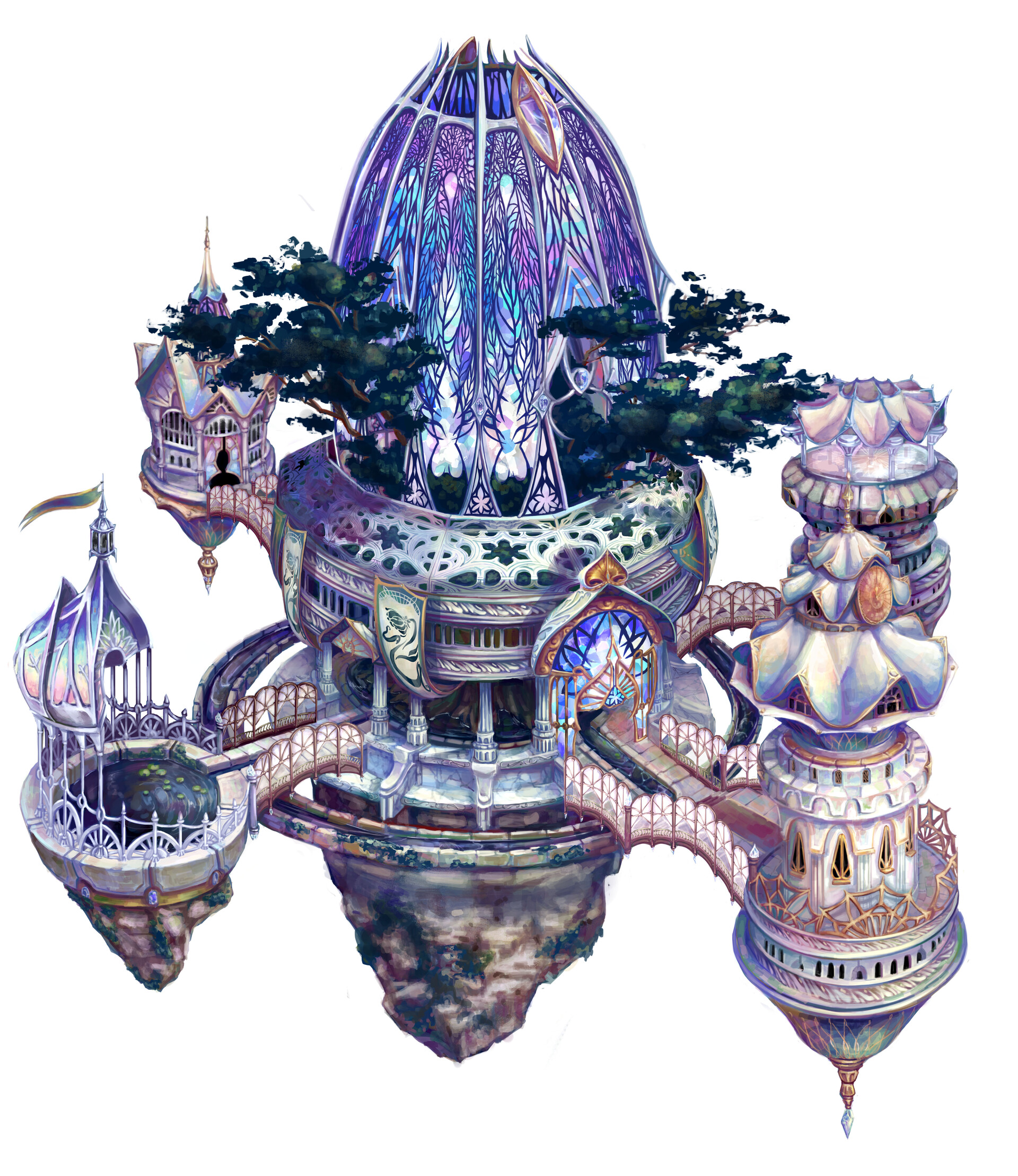 ArtStation - elven temple