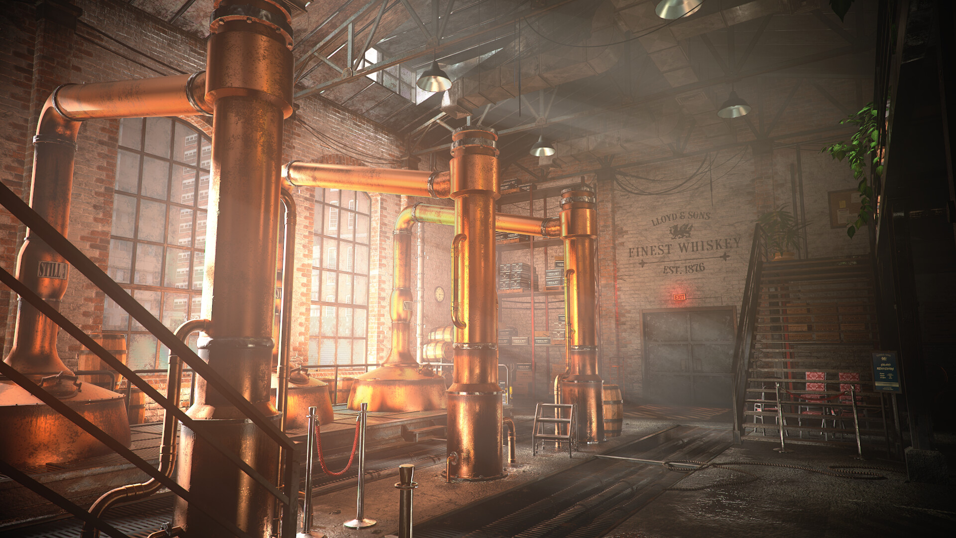 ArtStation - Old whiskey distillery