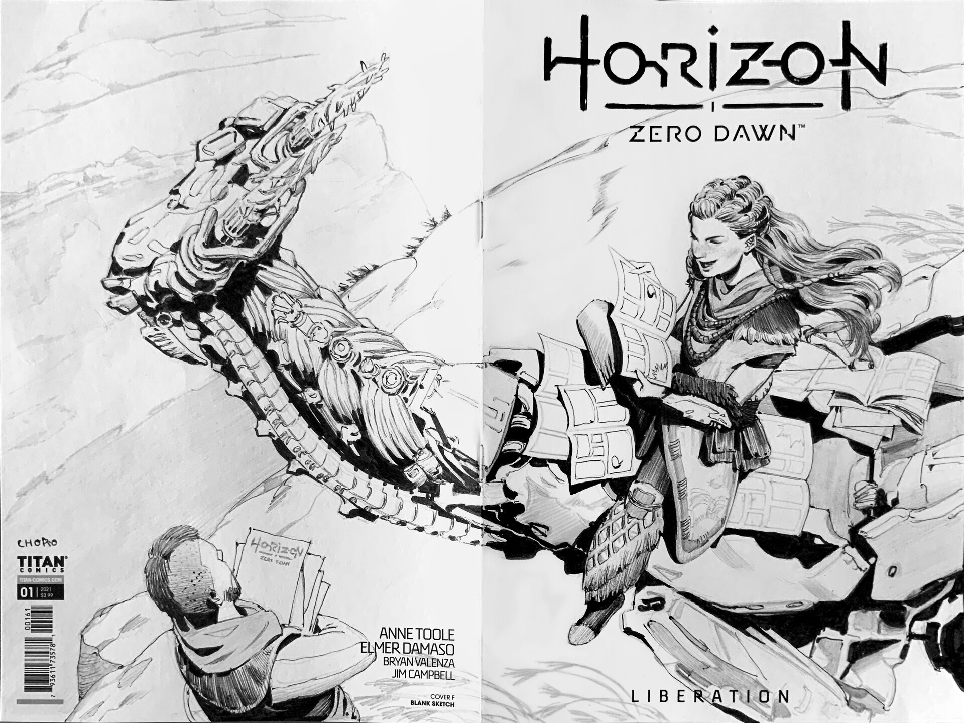 ArtStation - HZD Comic book cover