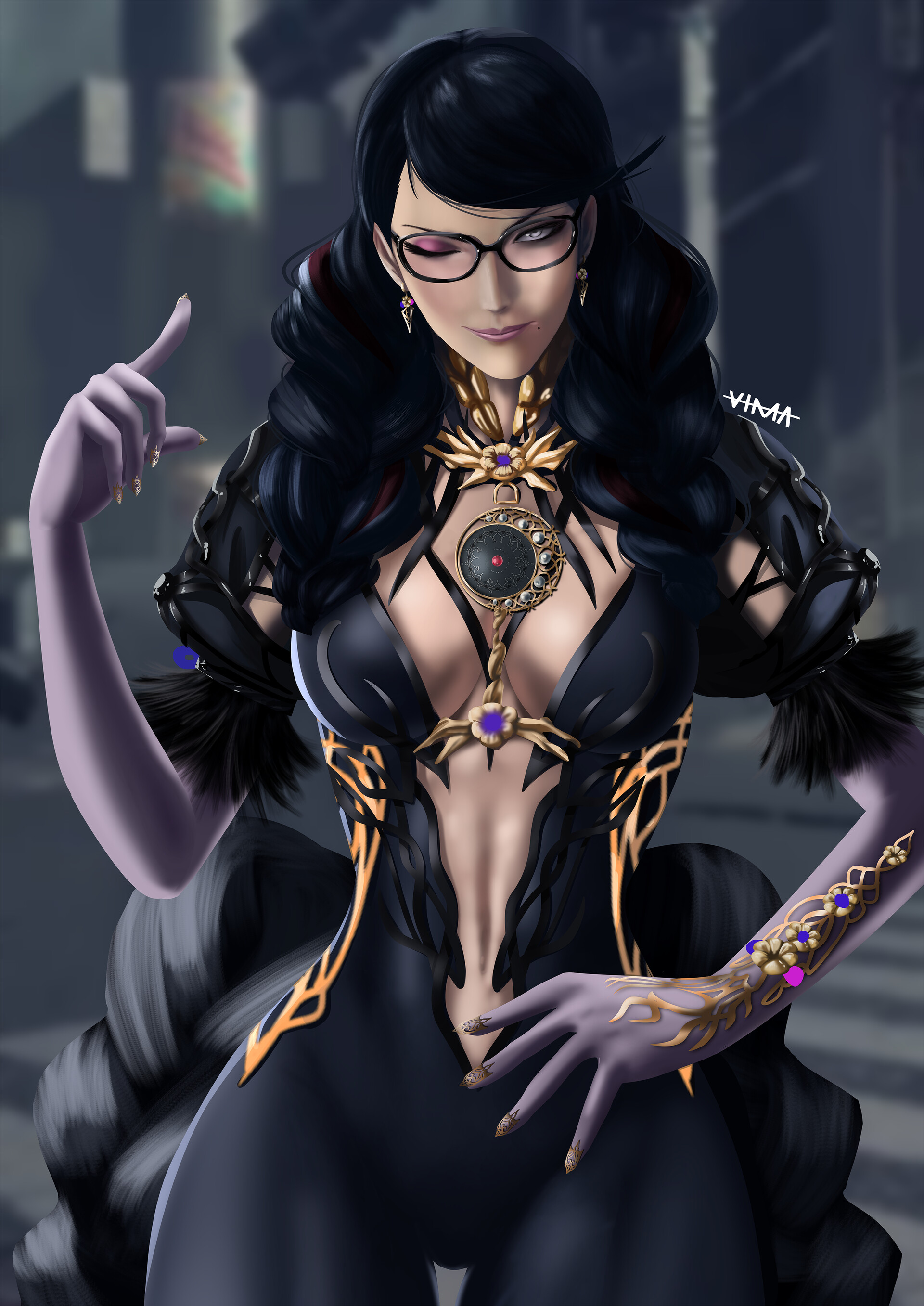 Bayonetta Sexy Art