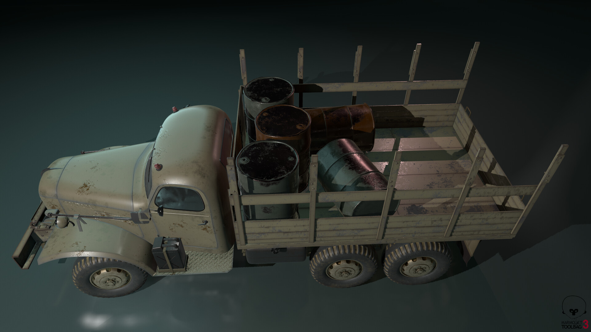 ArtStation - rusty truck