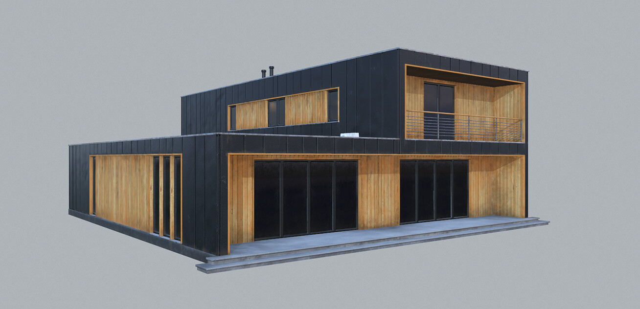 ArtStation - Building 3D modeling\texturing