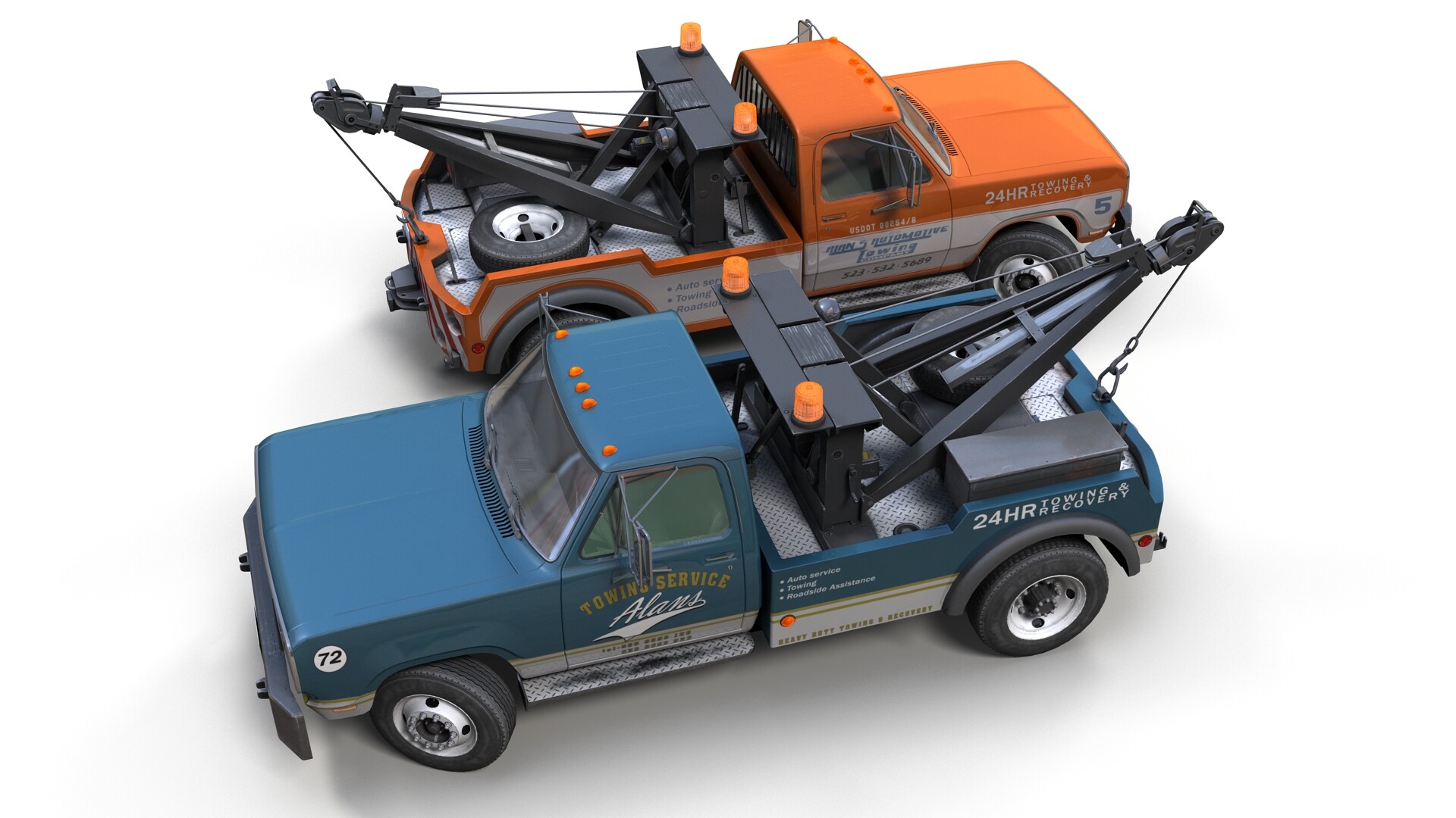 Veaceslav Condraciuc - 1978 Dodge wrecker tow truck