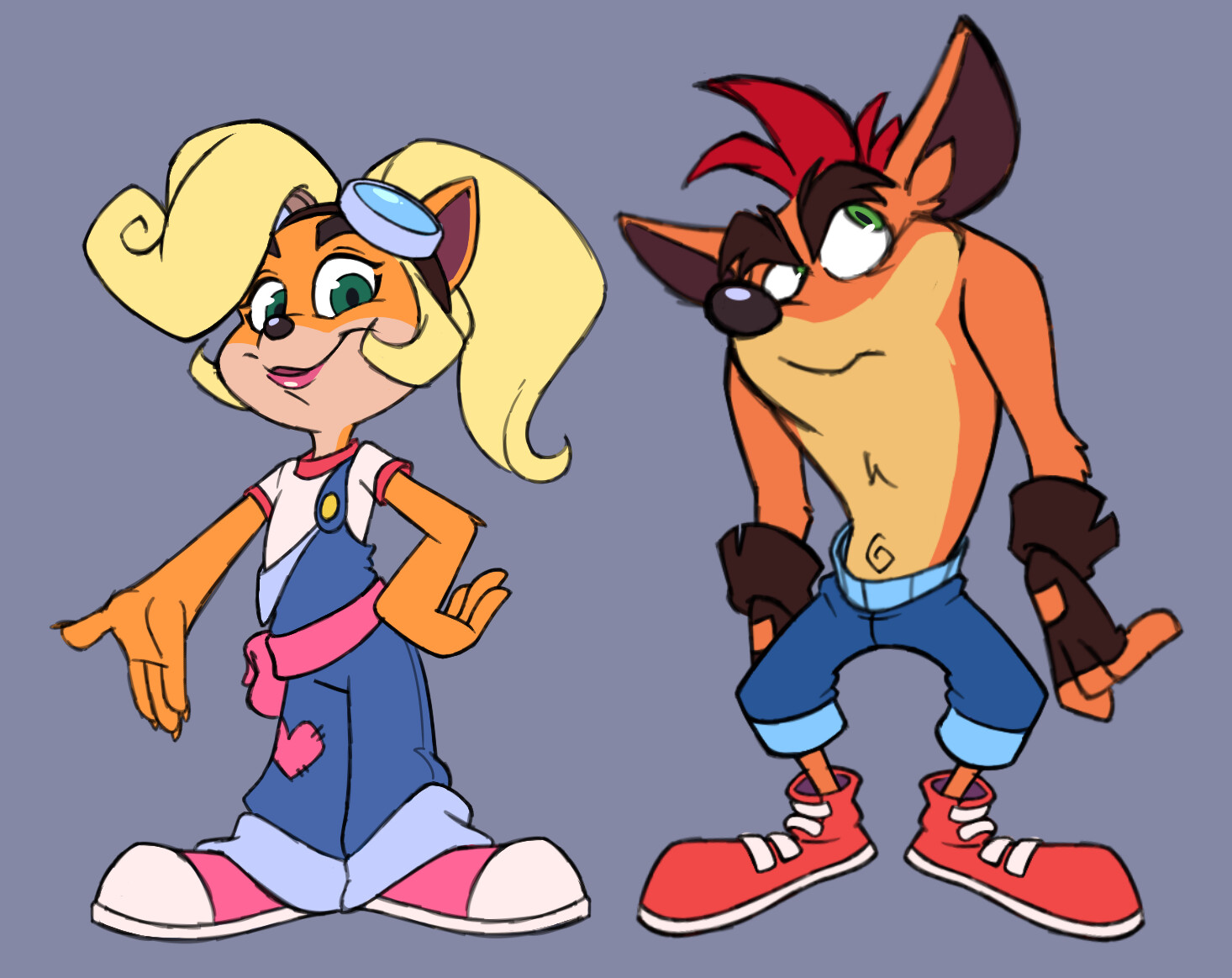 ArtStation - Crash Bandicoot character sheet