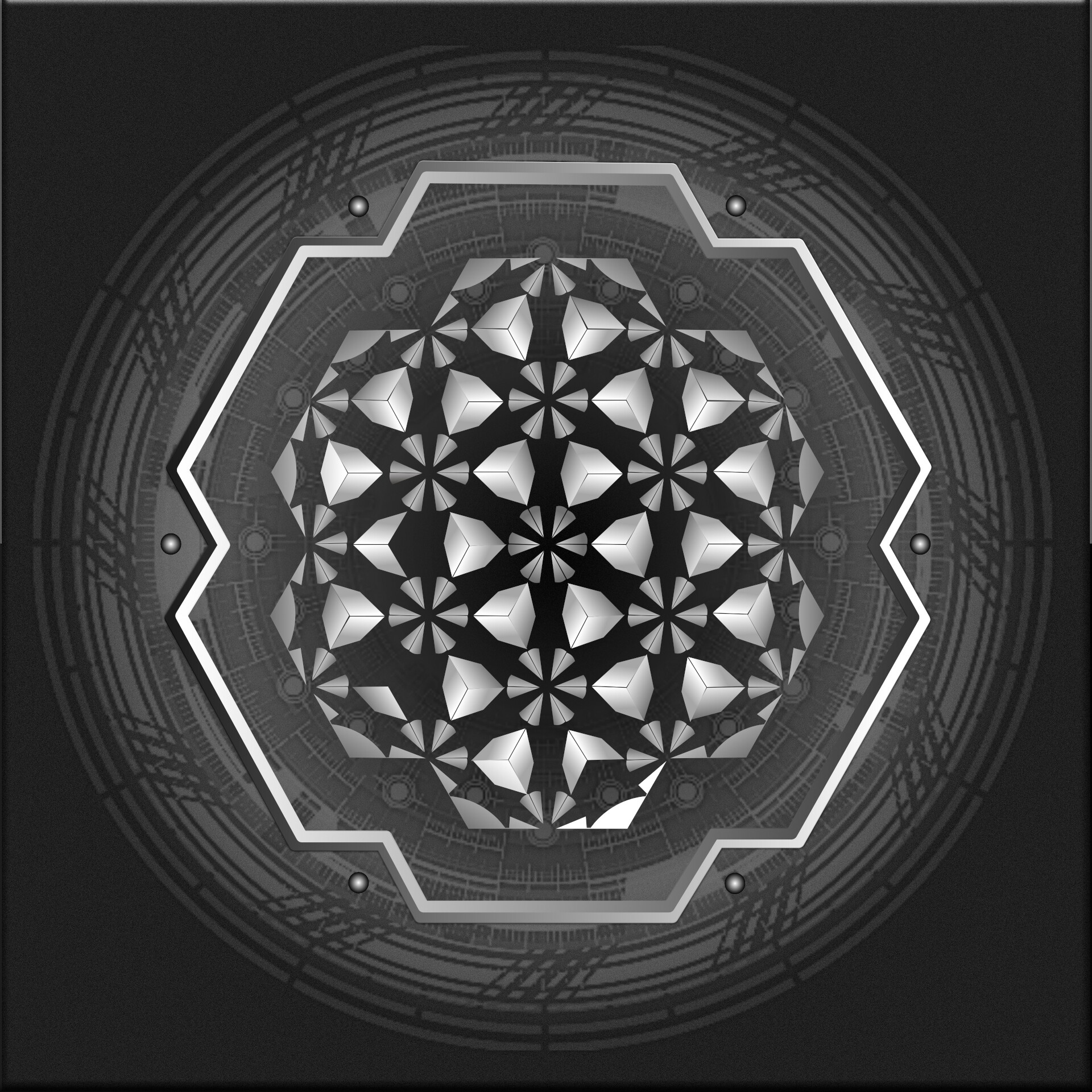 ArtStation - Crop Circle of the Atomic Blossom
