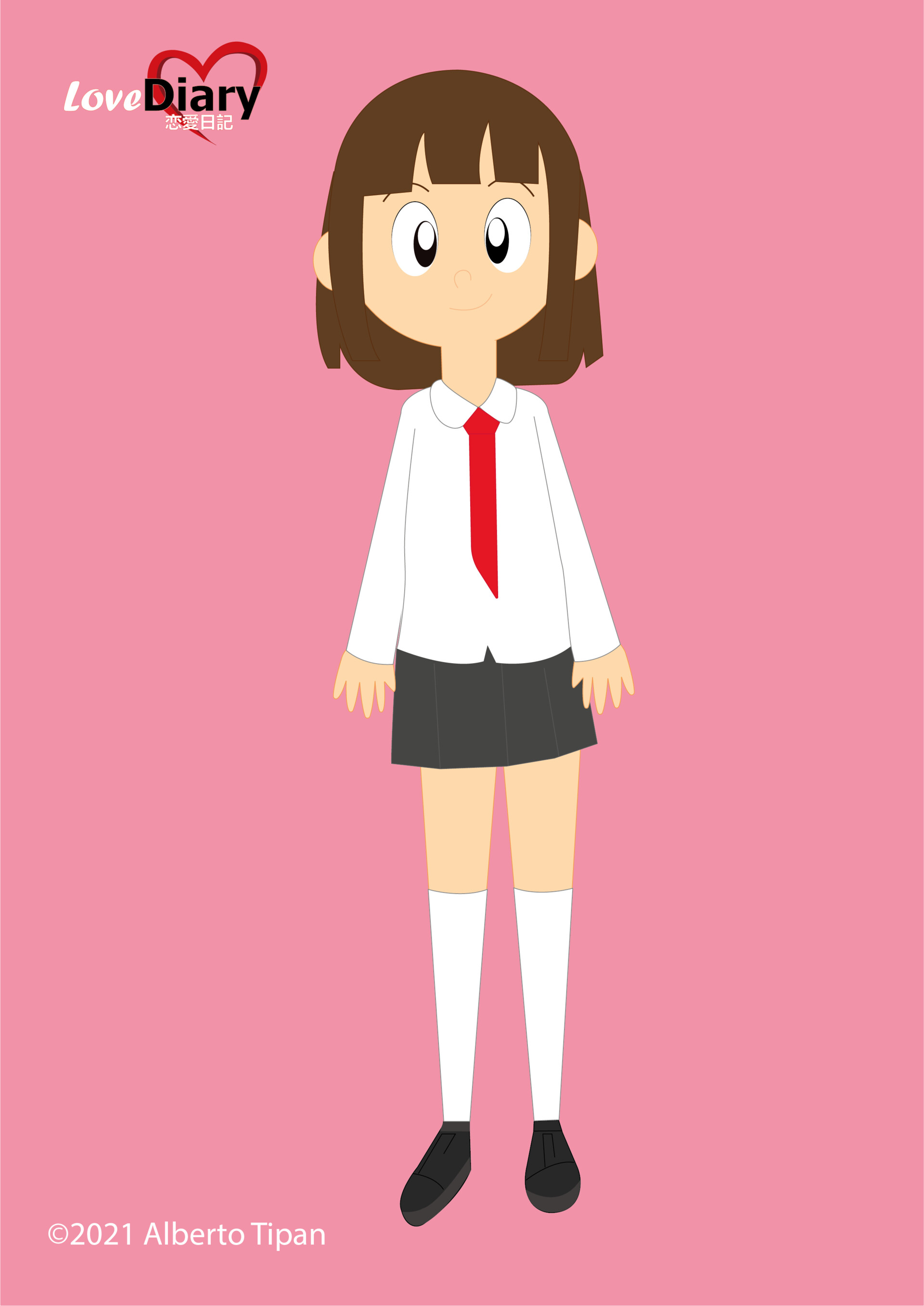 ArtStation - New character of Love Diary Web Comic