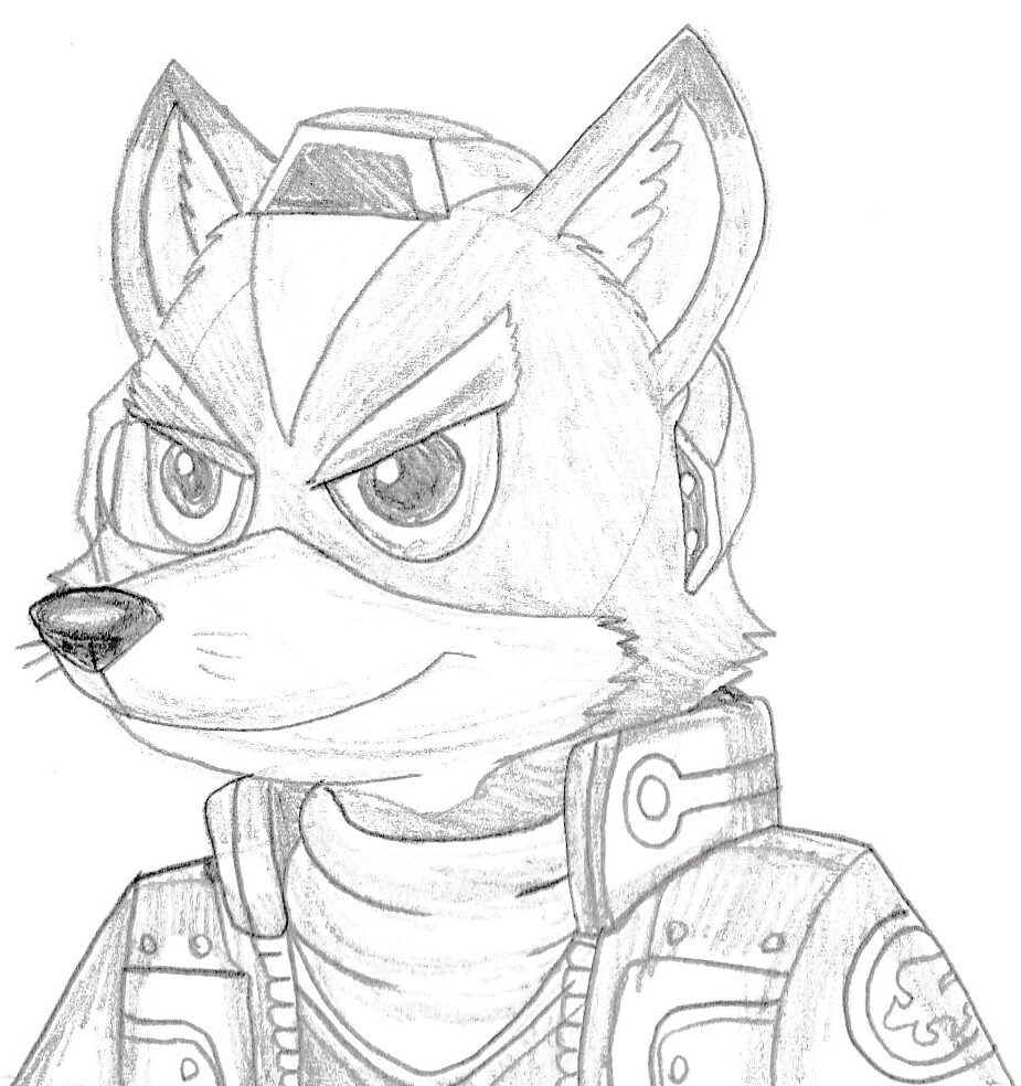 Star Fox Falco Tegning