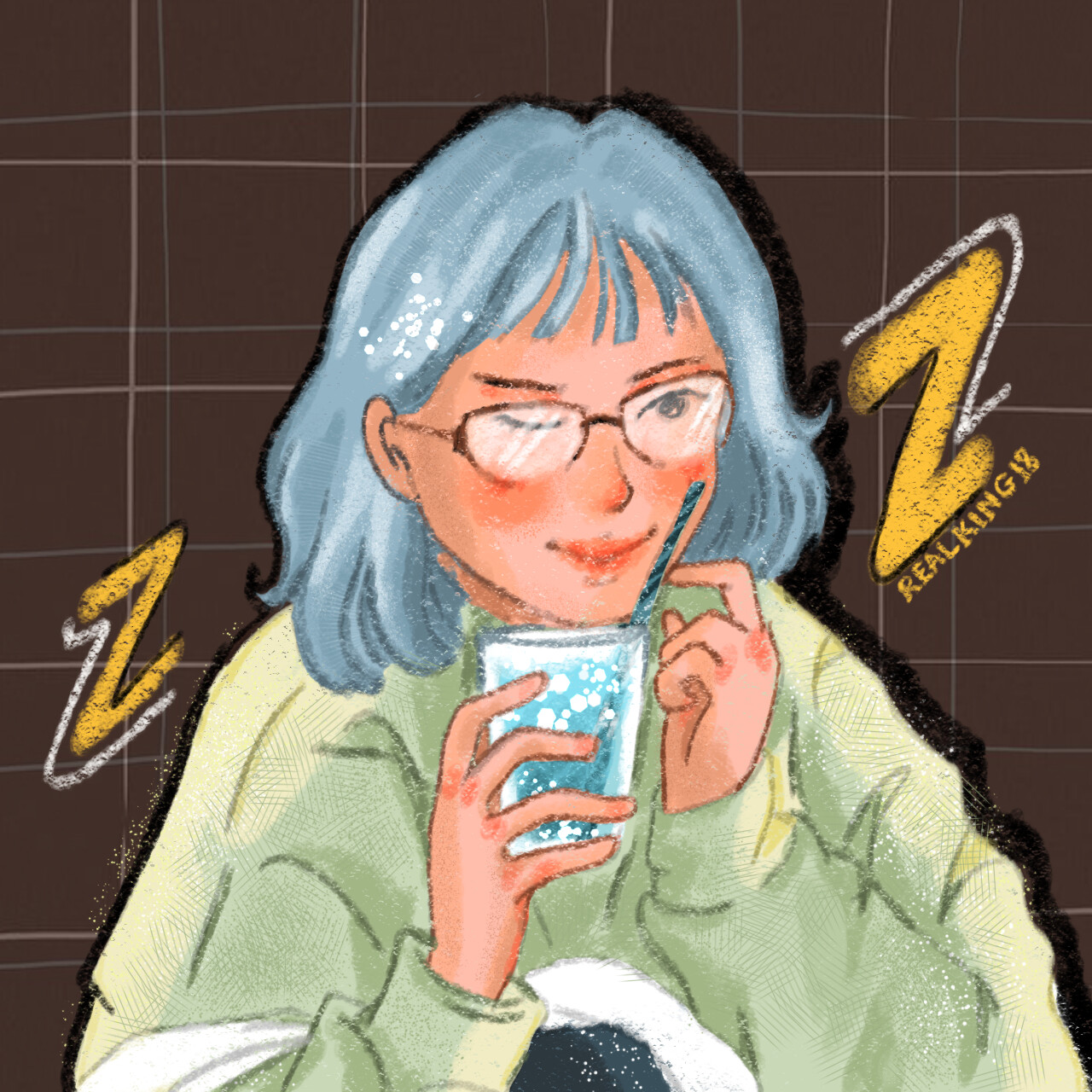 ArtStation - Sleepy girl