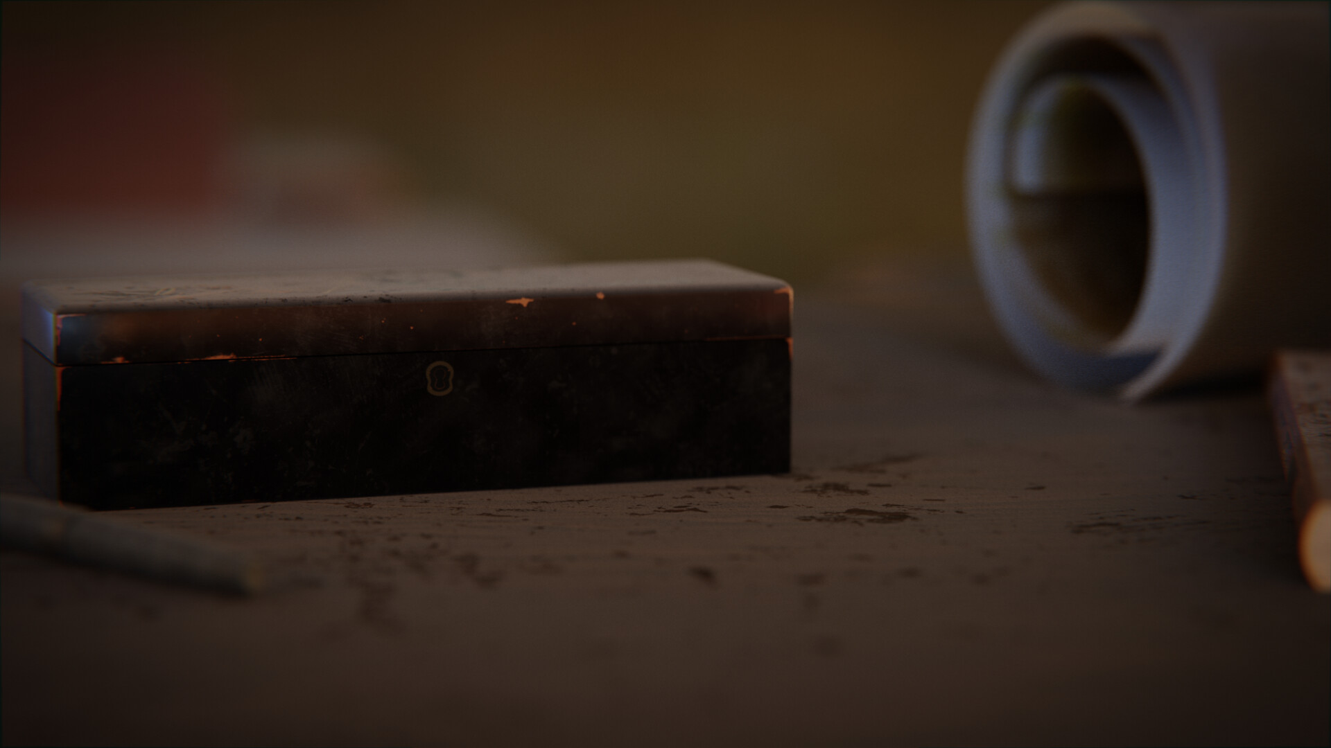 ArtStation - Dusty Desk