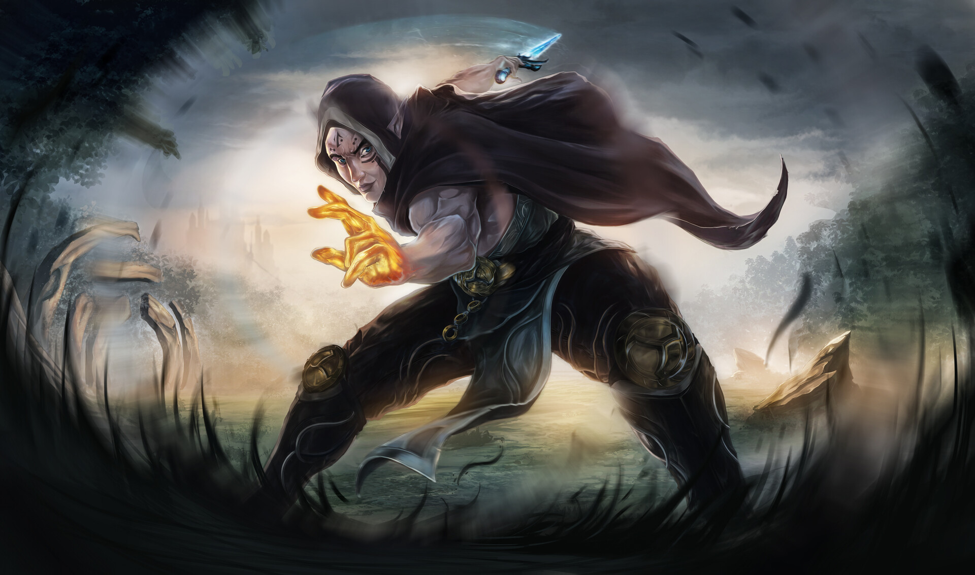 ArtStation - Elf Monk - Dungeons and Dragons