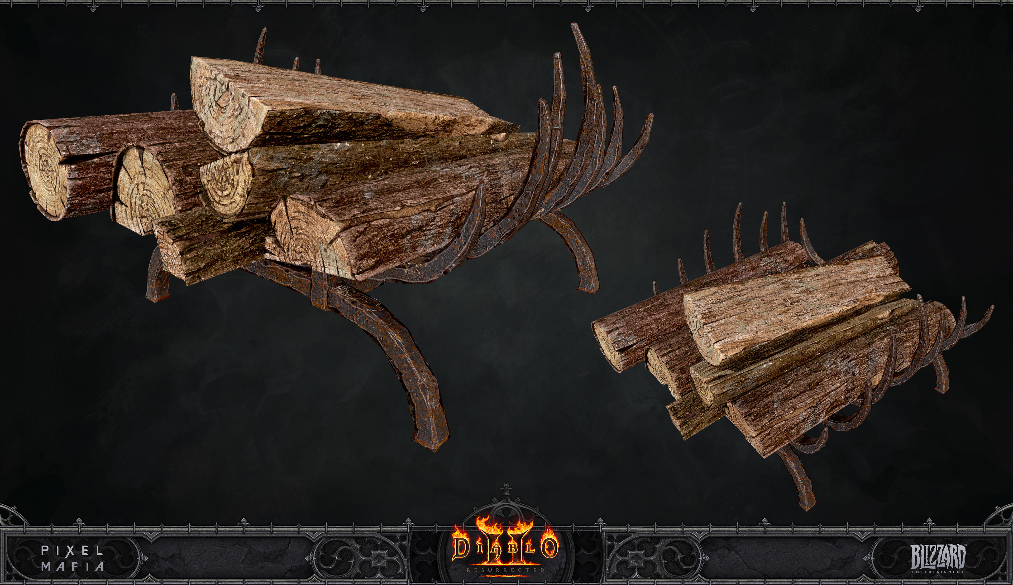 PIXEL MAFIA - D2R - 3D Art (Props)