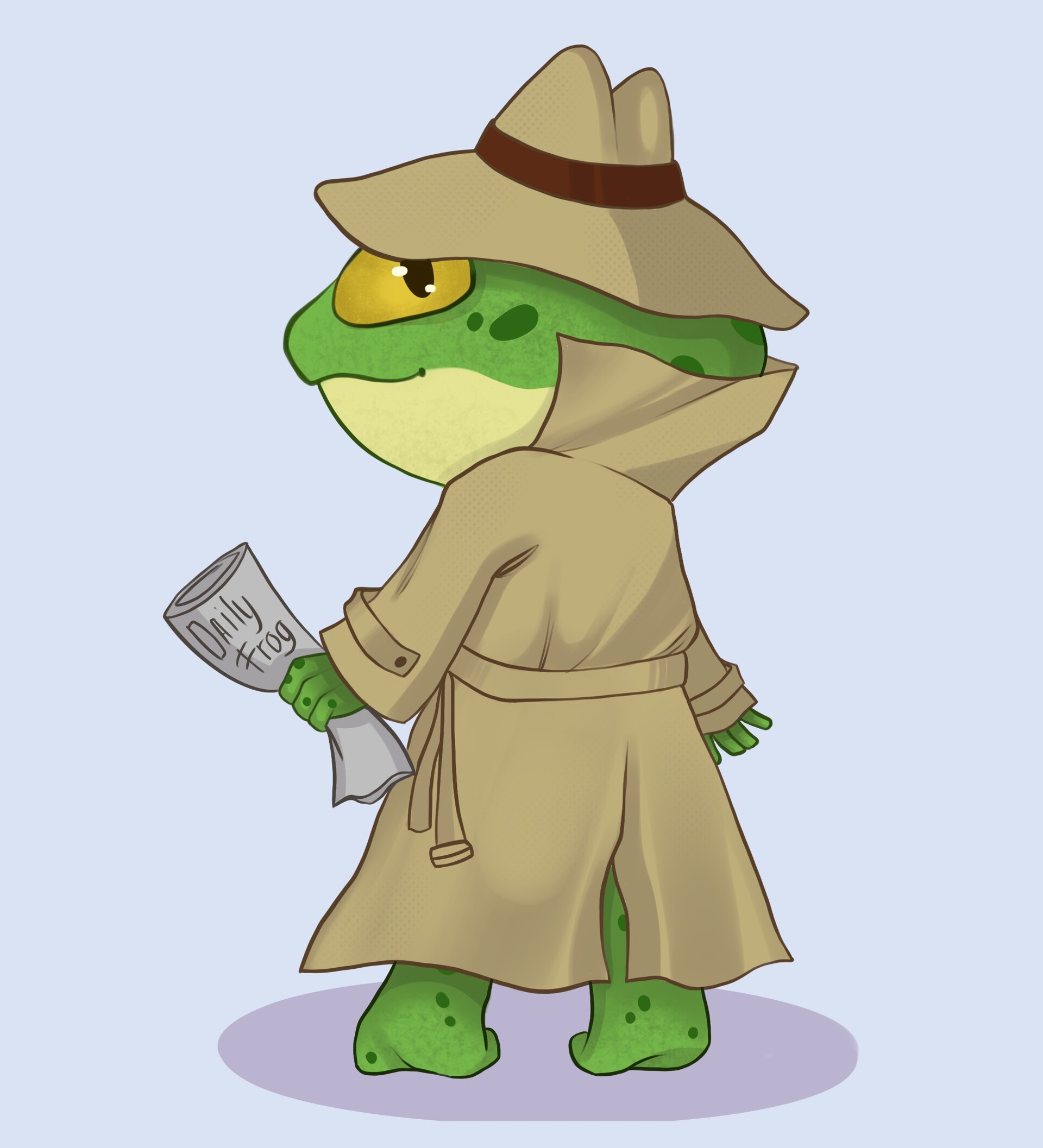 ArtStation - Character Design Little Frog