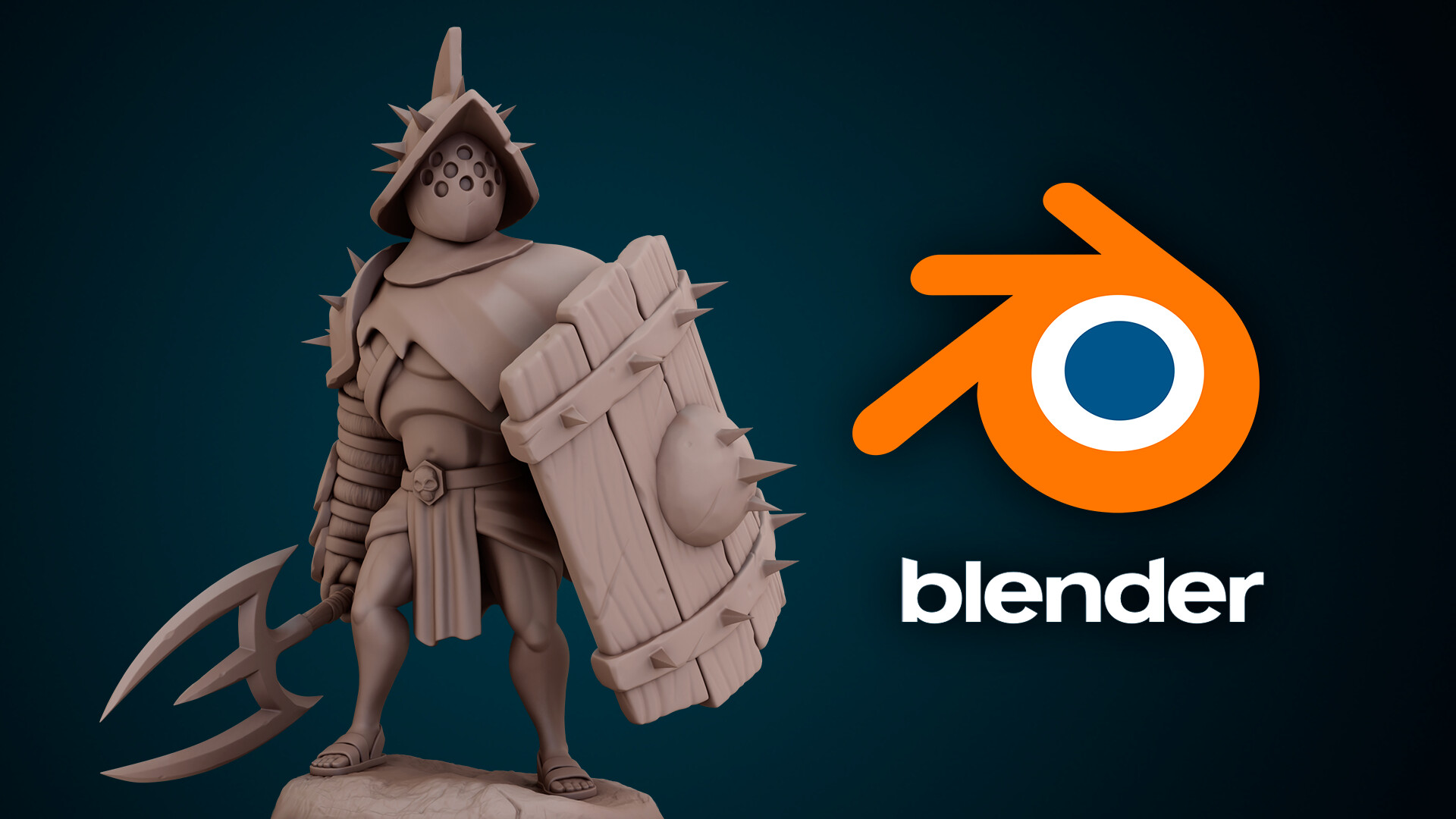 Wing fox - Character sculpting with Blender- Create a stylized warrior