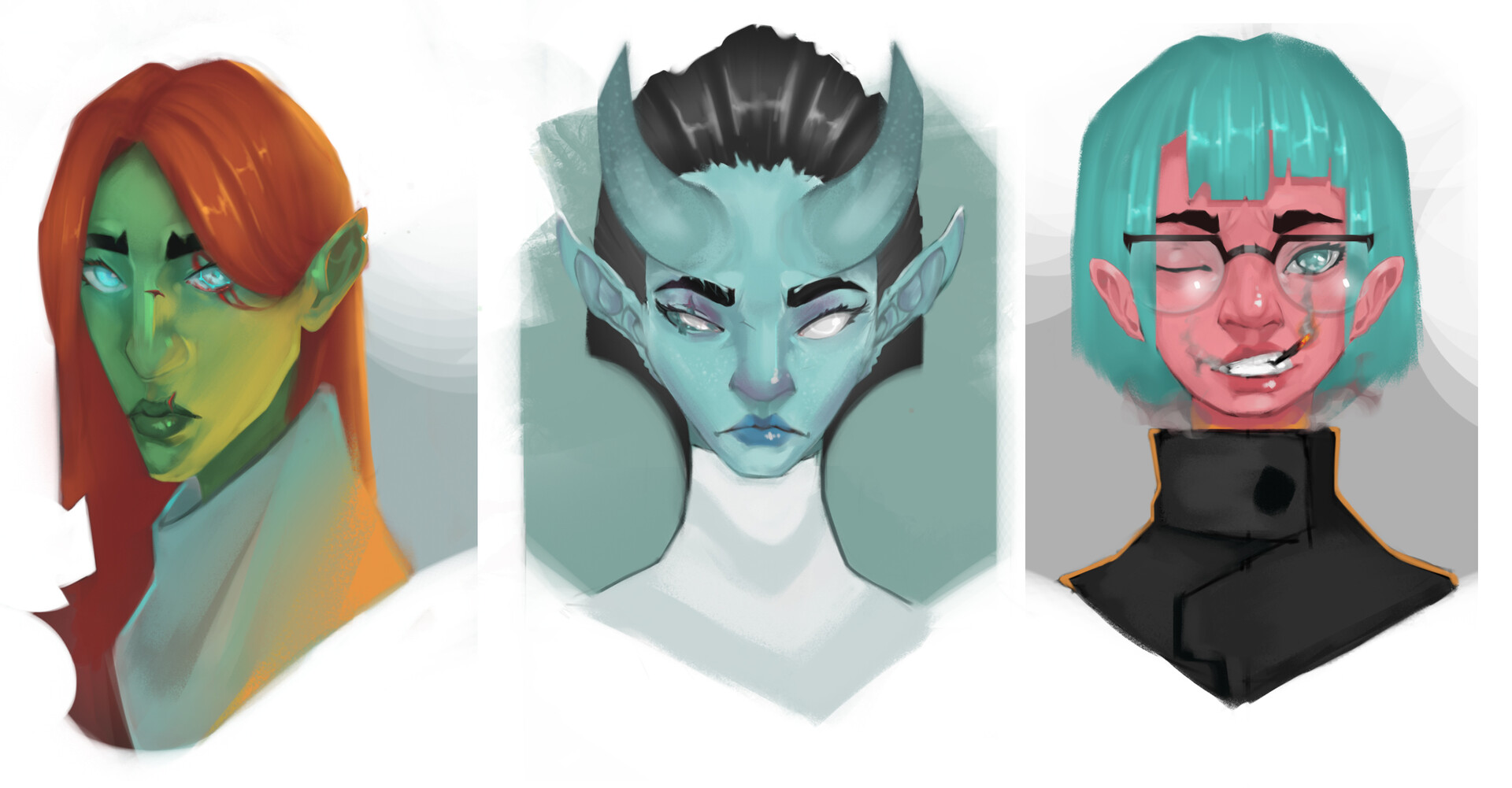 Yellow Yosino - Characters face's