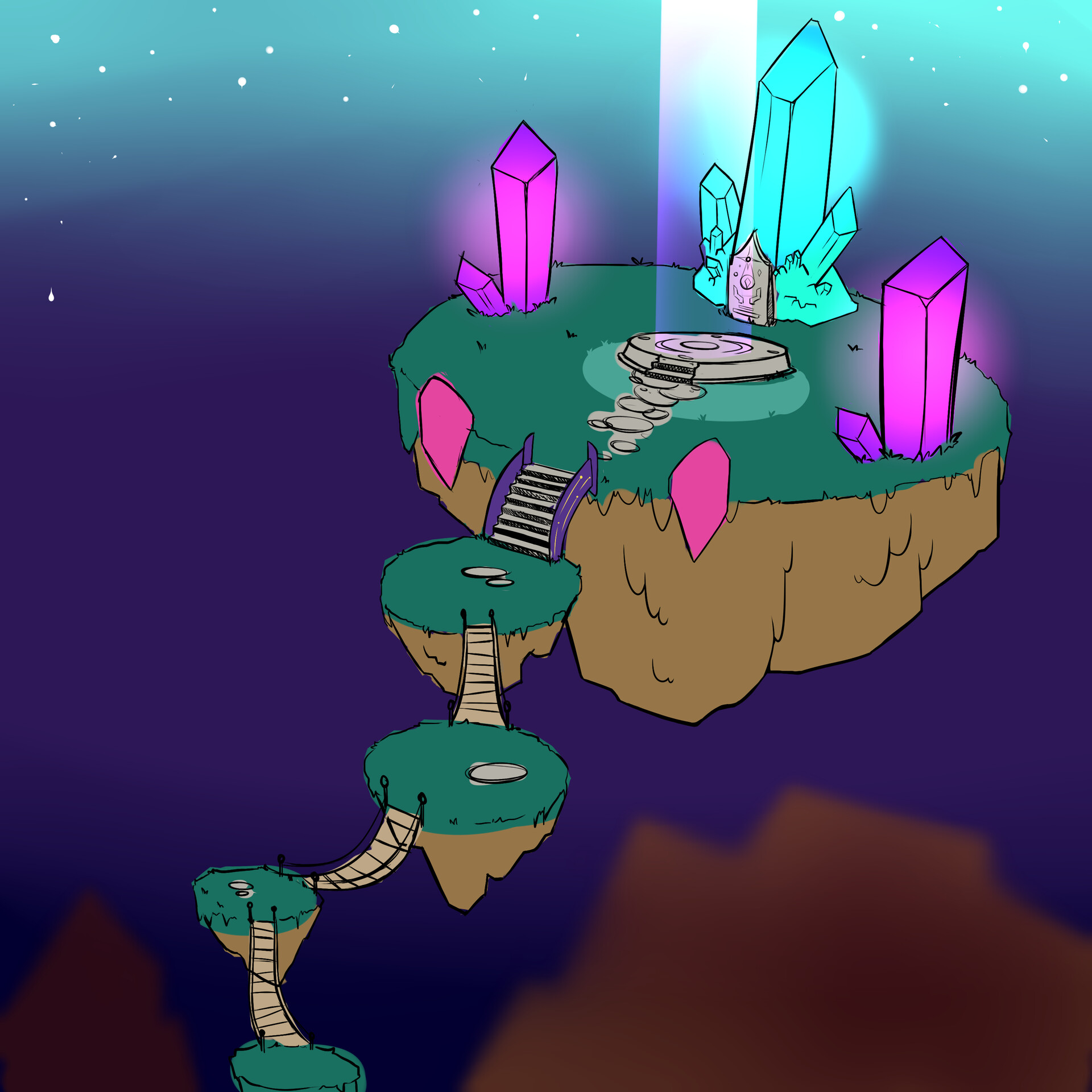 ArtStation - Celestial Dais concept