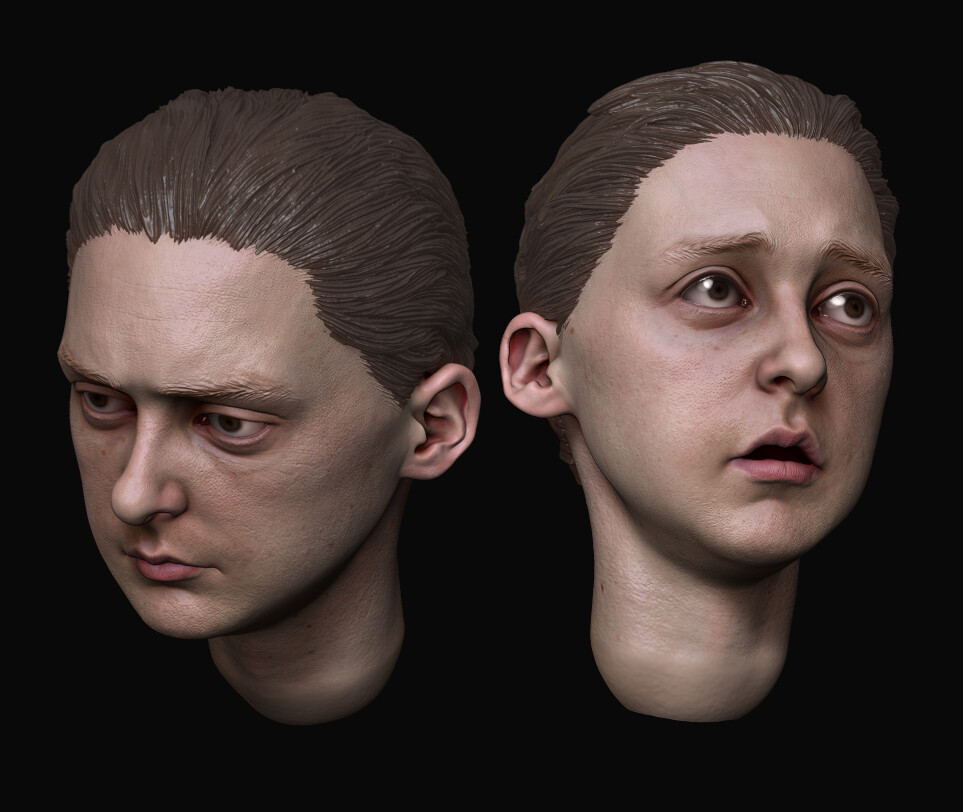 ArtStation - Semi-Realistic Morty Smith headsculpt (Rick & Morty series)