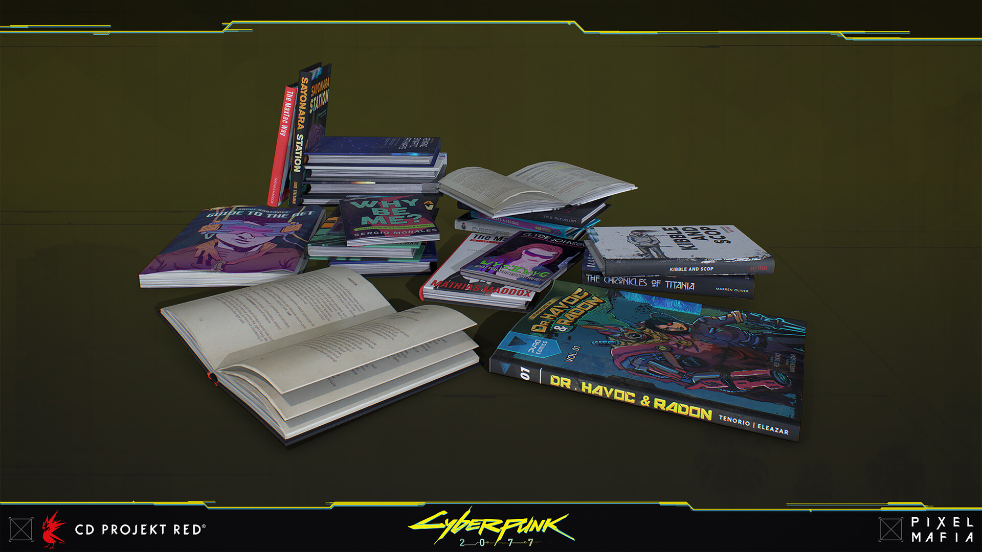 PIXEL MAFIA - Cyberpunk 2077 - Environment Props