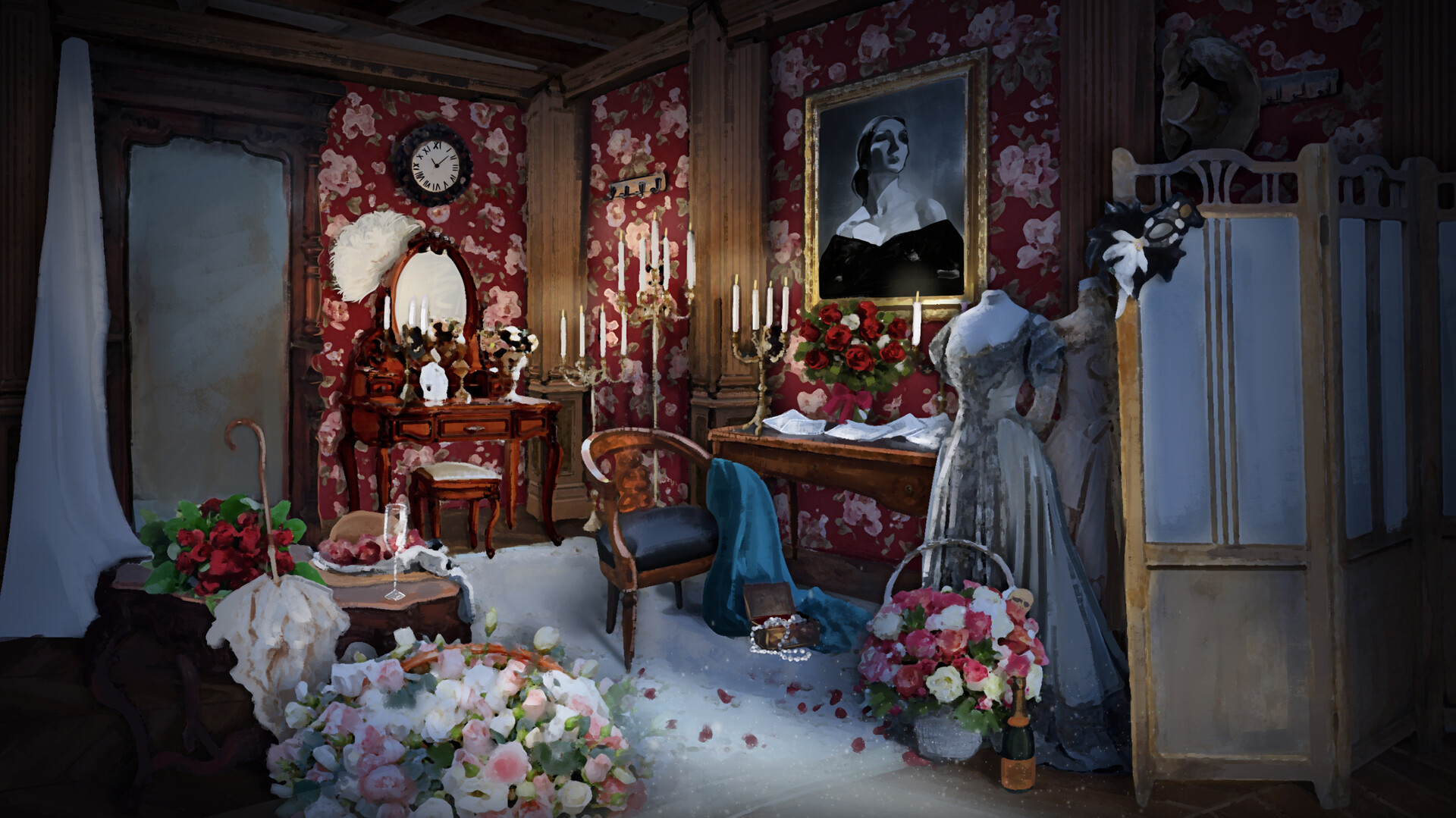 ArtStation - Sketch - Dressing room