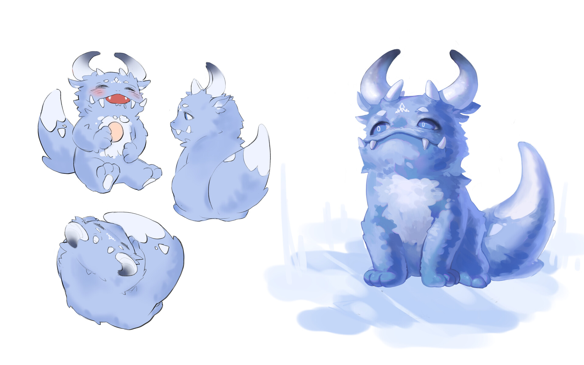 ArtStation - Ice dragon