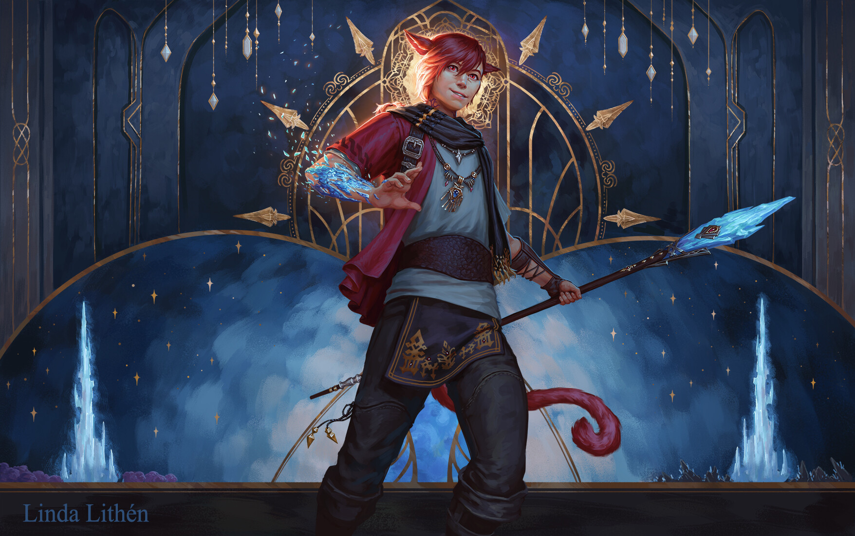 ArtStation - FFXIV fanart - G'raha