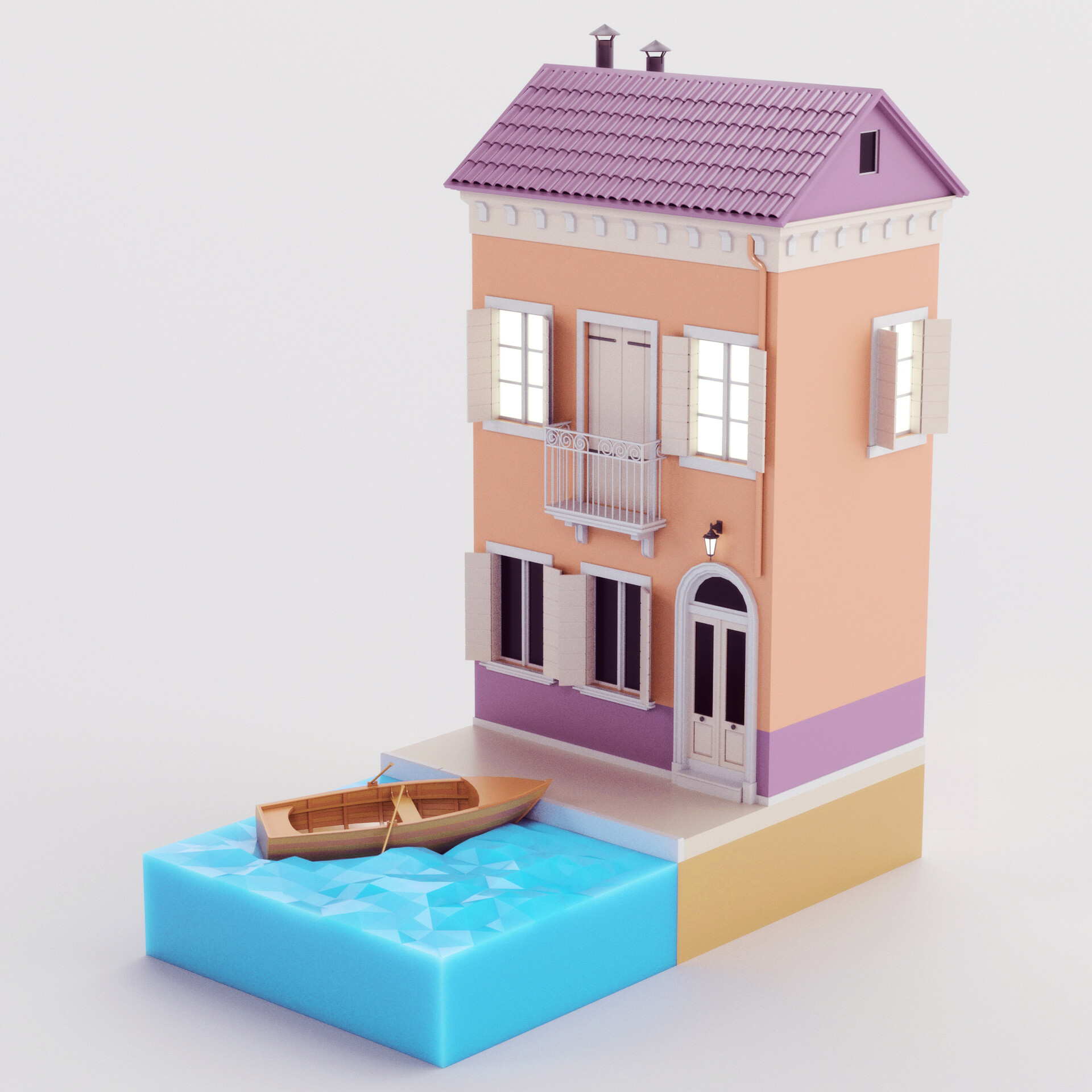 ArtStation - Cartoon Building 03