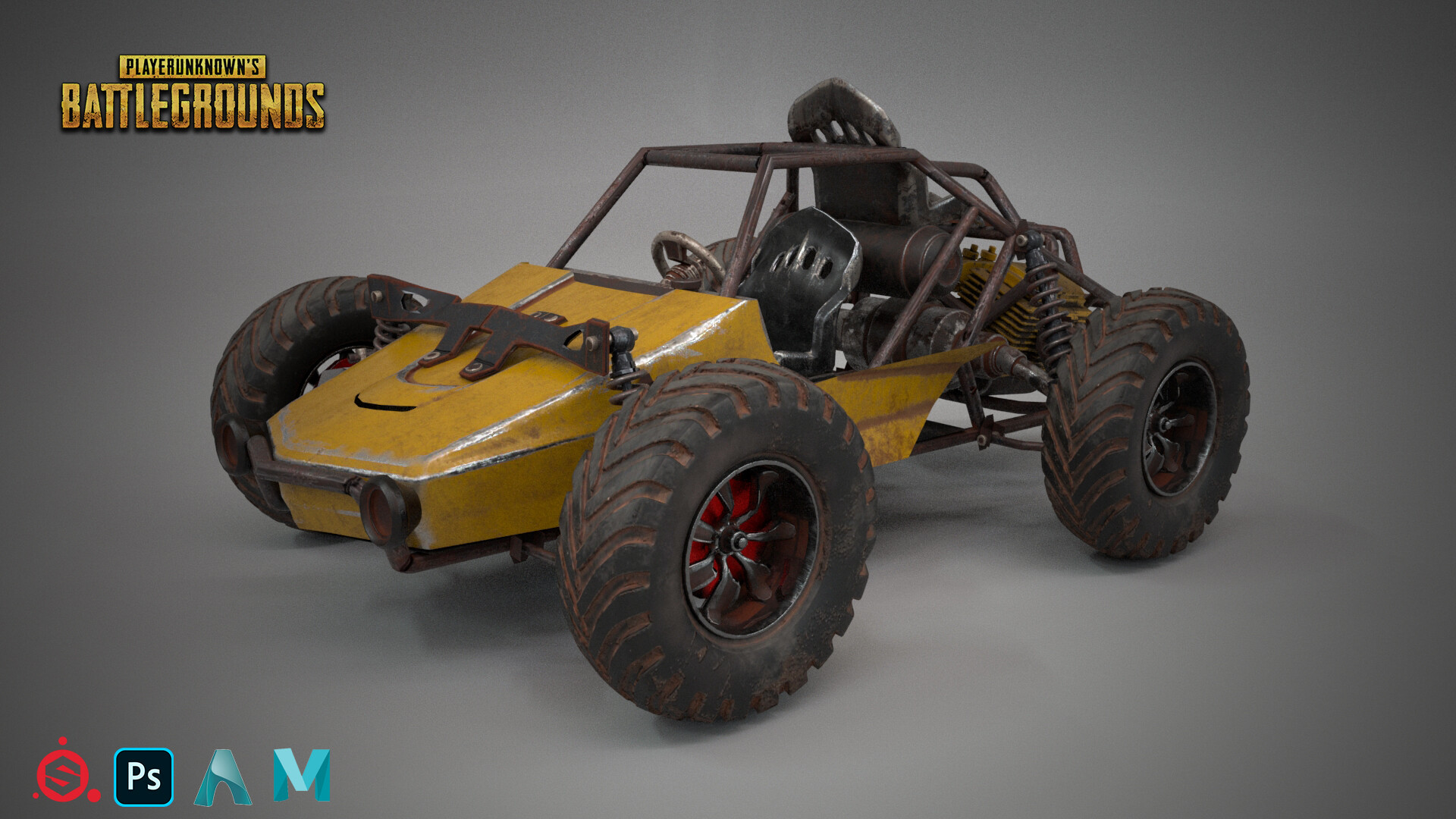 ArtStation - PUBG : Buggy