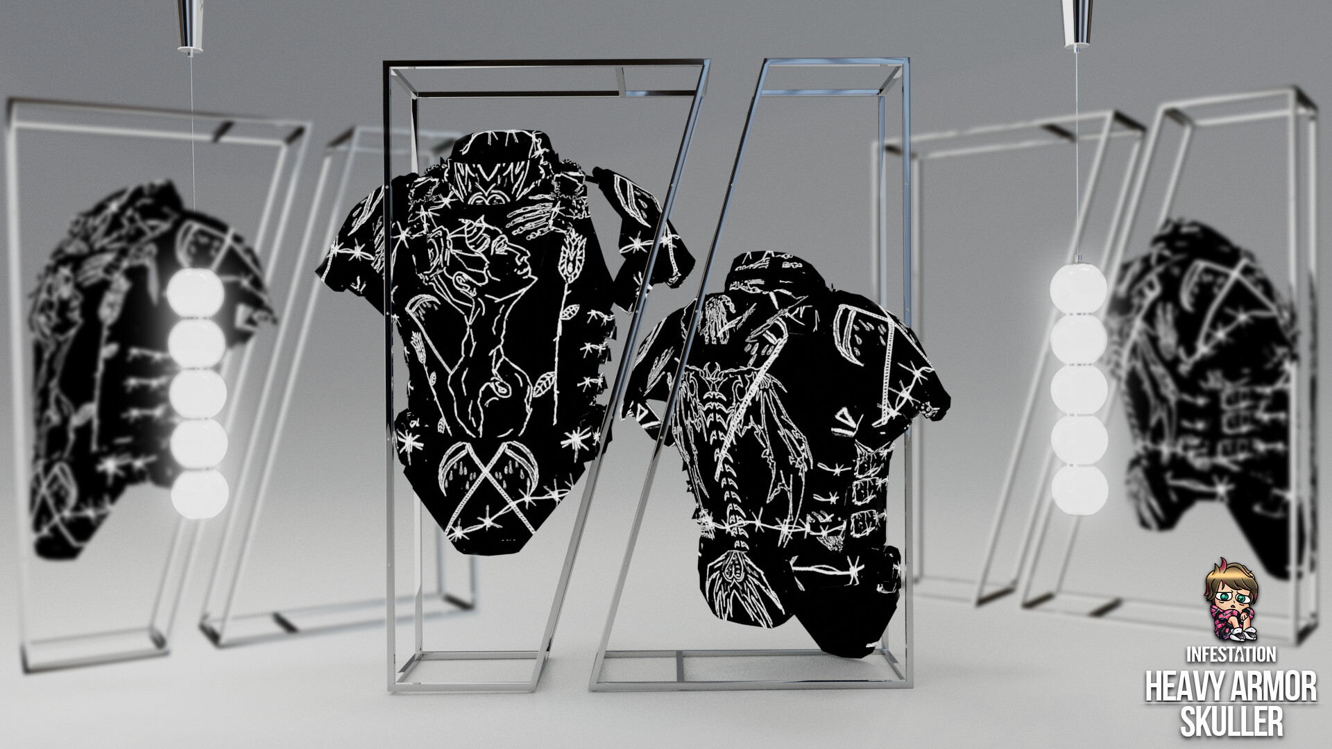 ArtStation - Heavy Armor Skuller