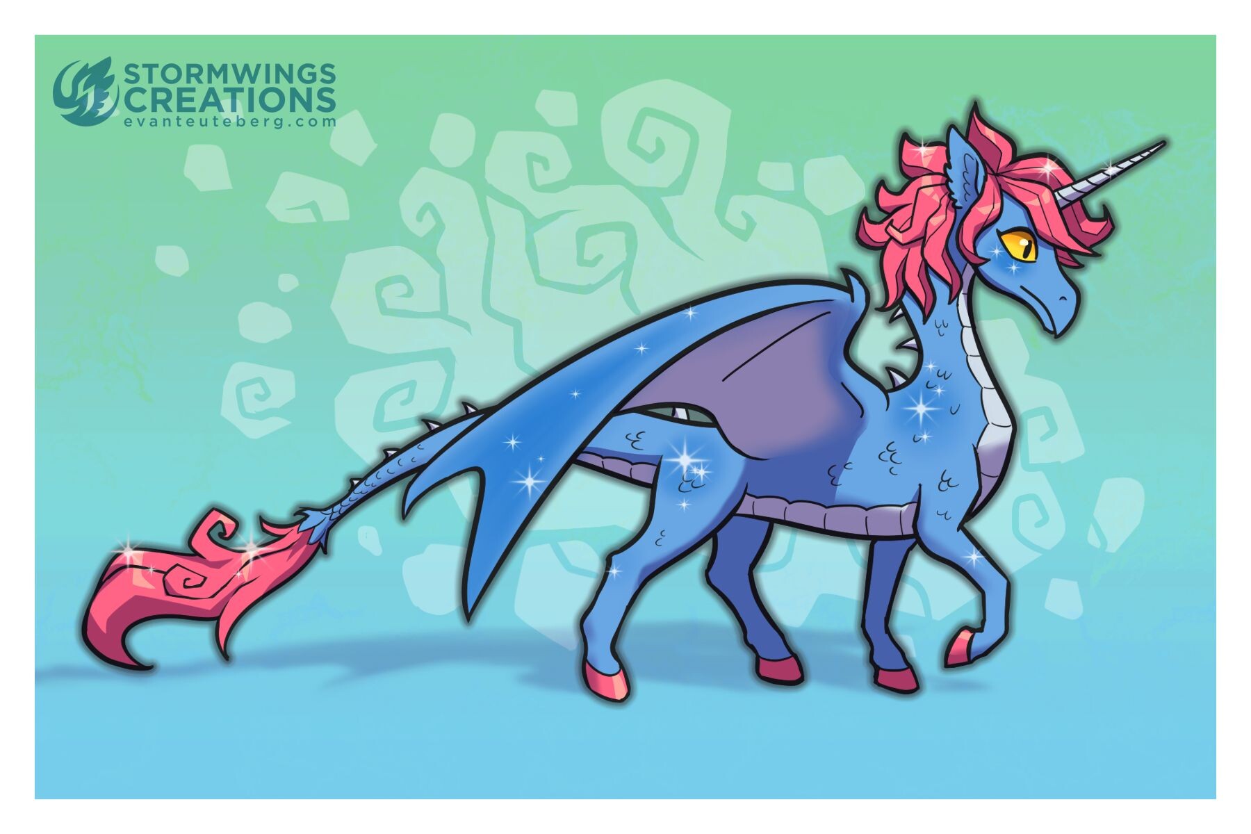 ArtStation - Unicorn Dragon