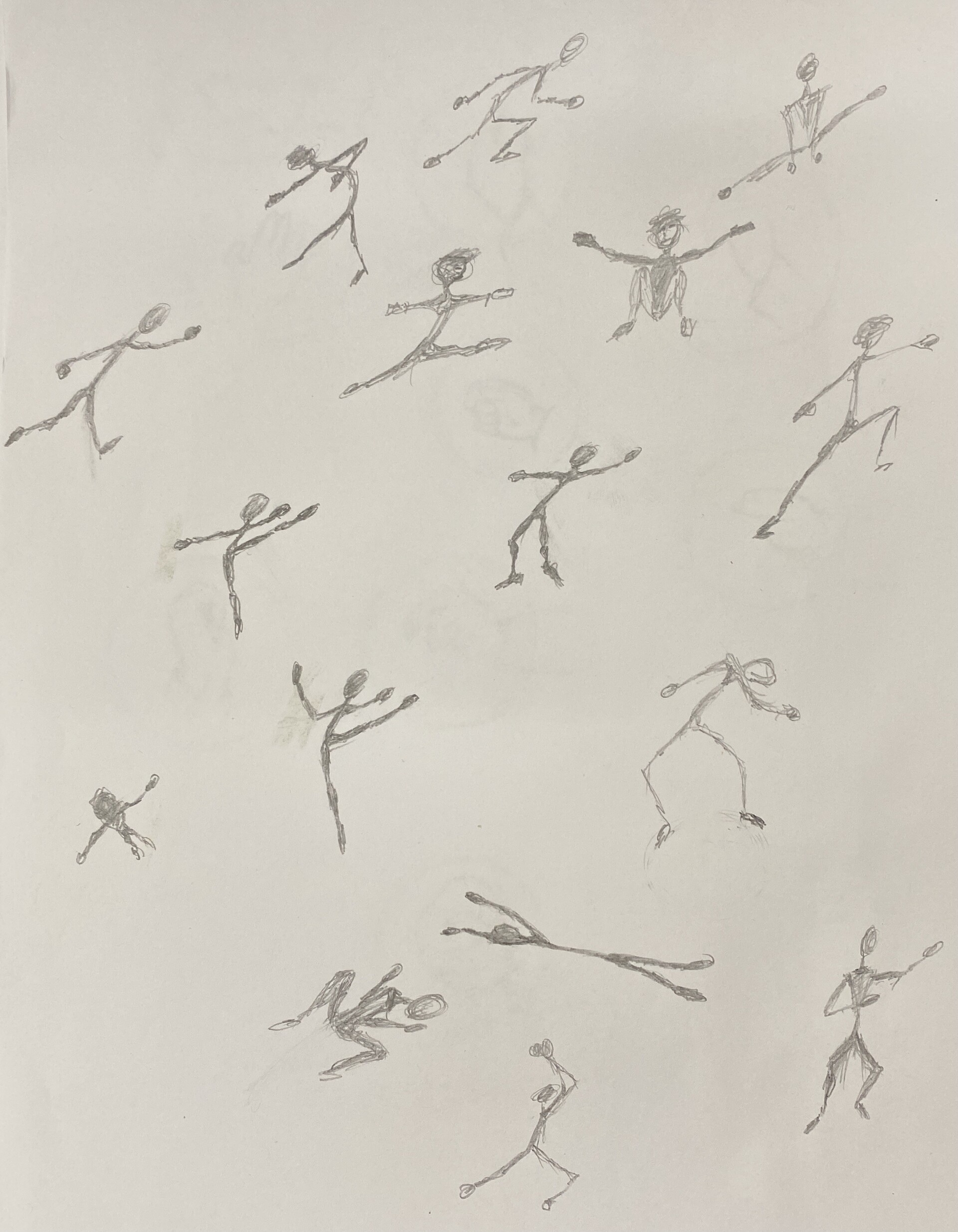 ArtStation - Line of action sketches