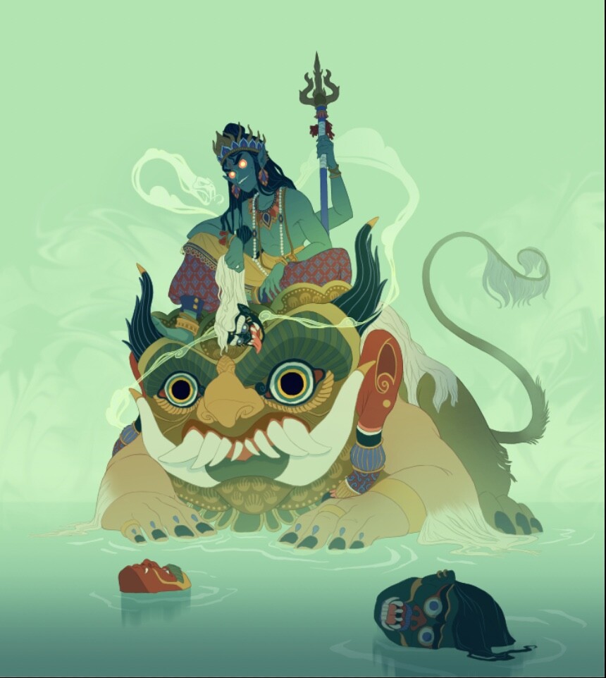 ArtStation - Death Hindu God - CDD Challenge