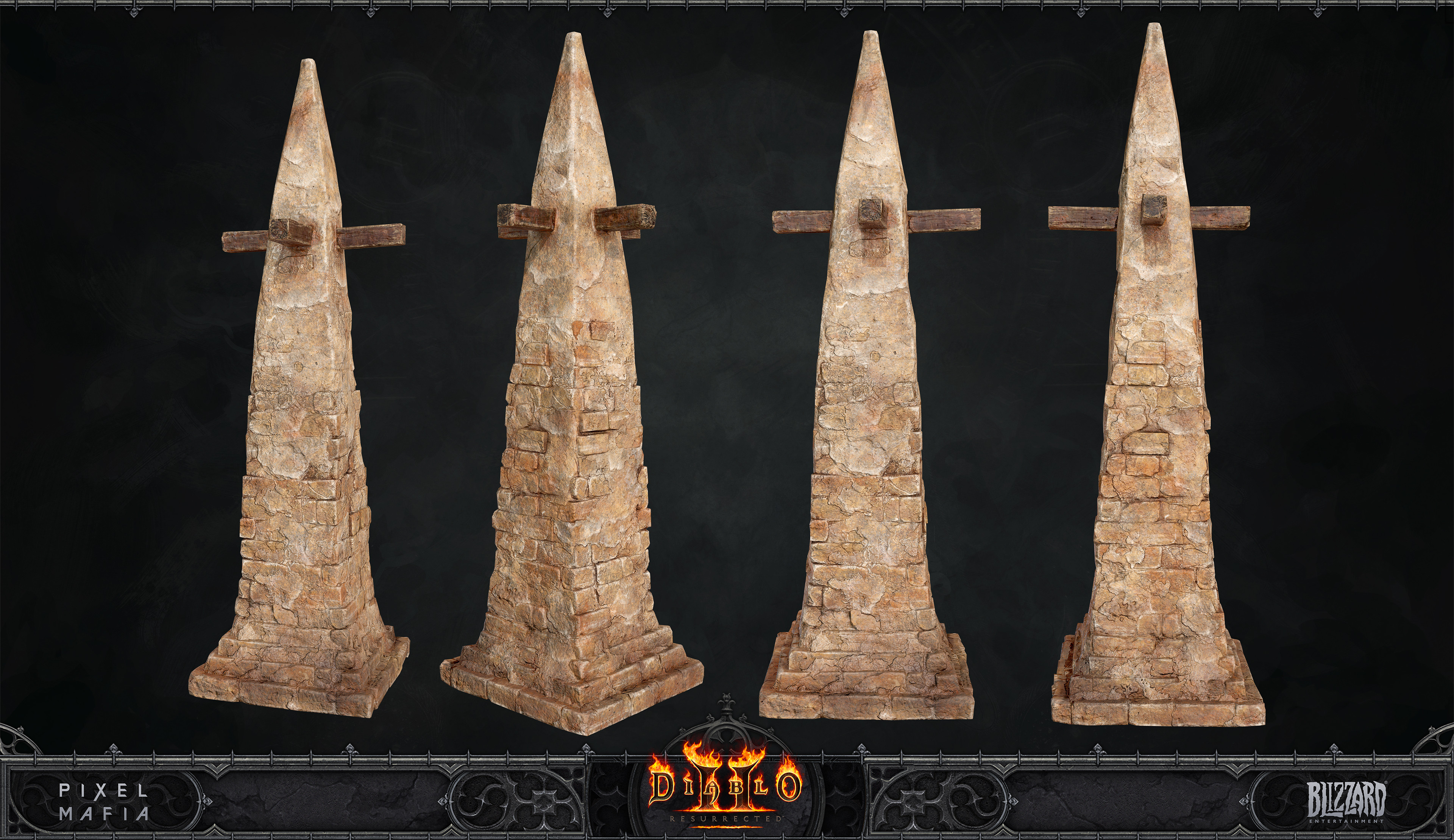 PIXEL MAFIA - D2R - 3D Art (Environment Sets)