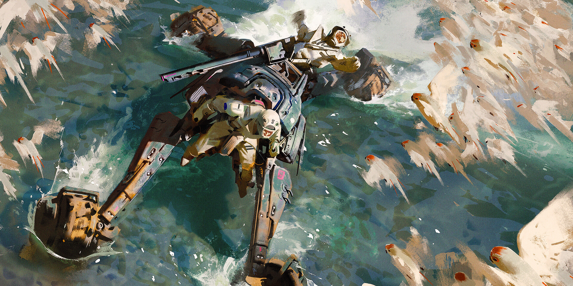 Down Time by Adrian Bush : r/ImaginaryMechs