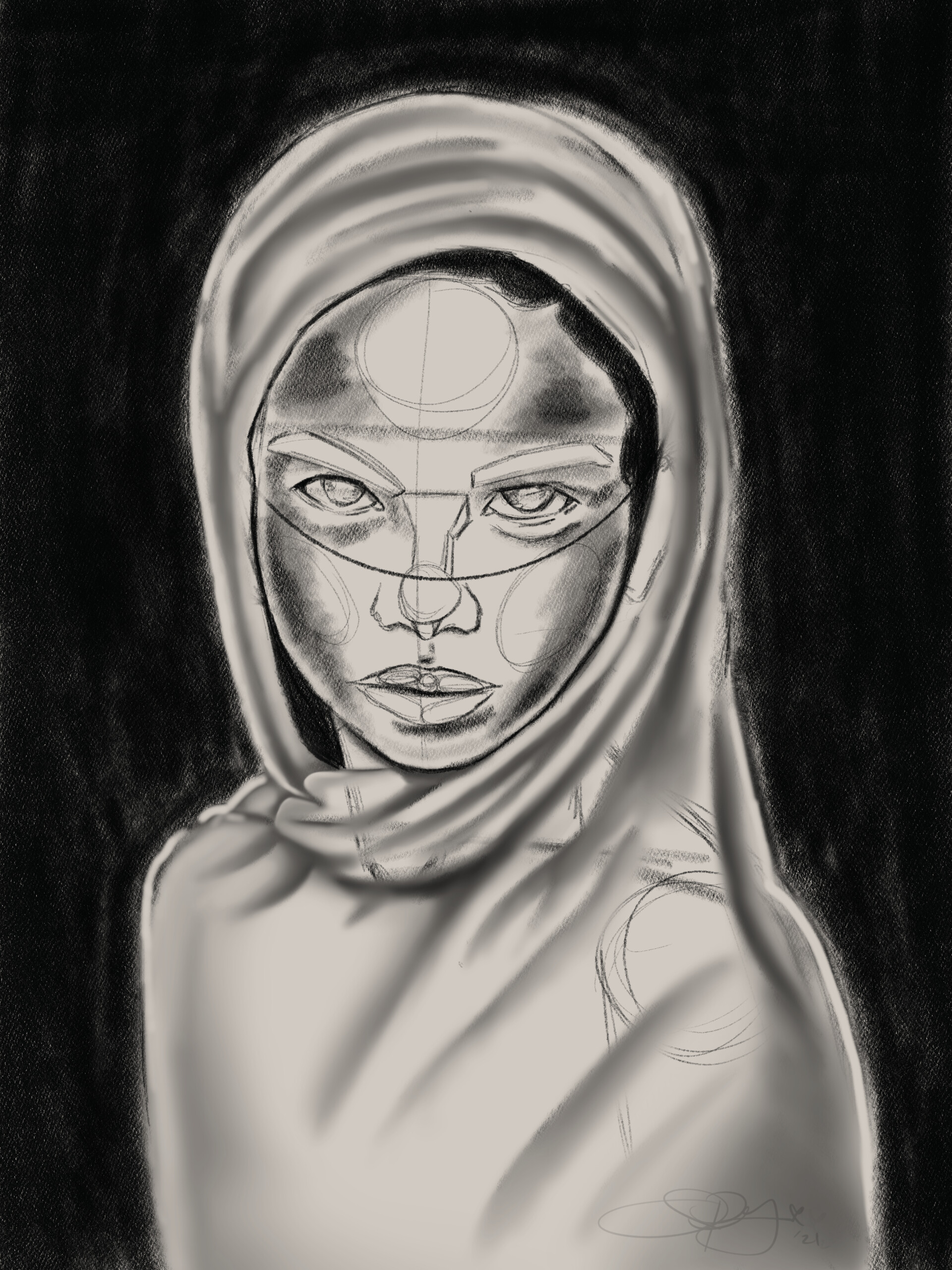 ArtStation - Drapery Study