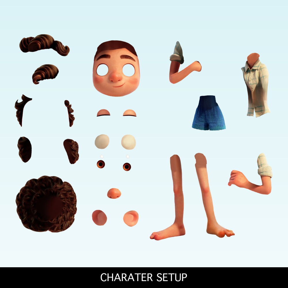 Jorge Bompart Animation - LUCA 2.5D Rig